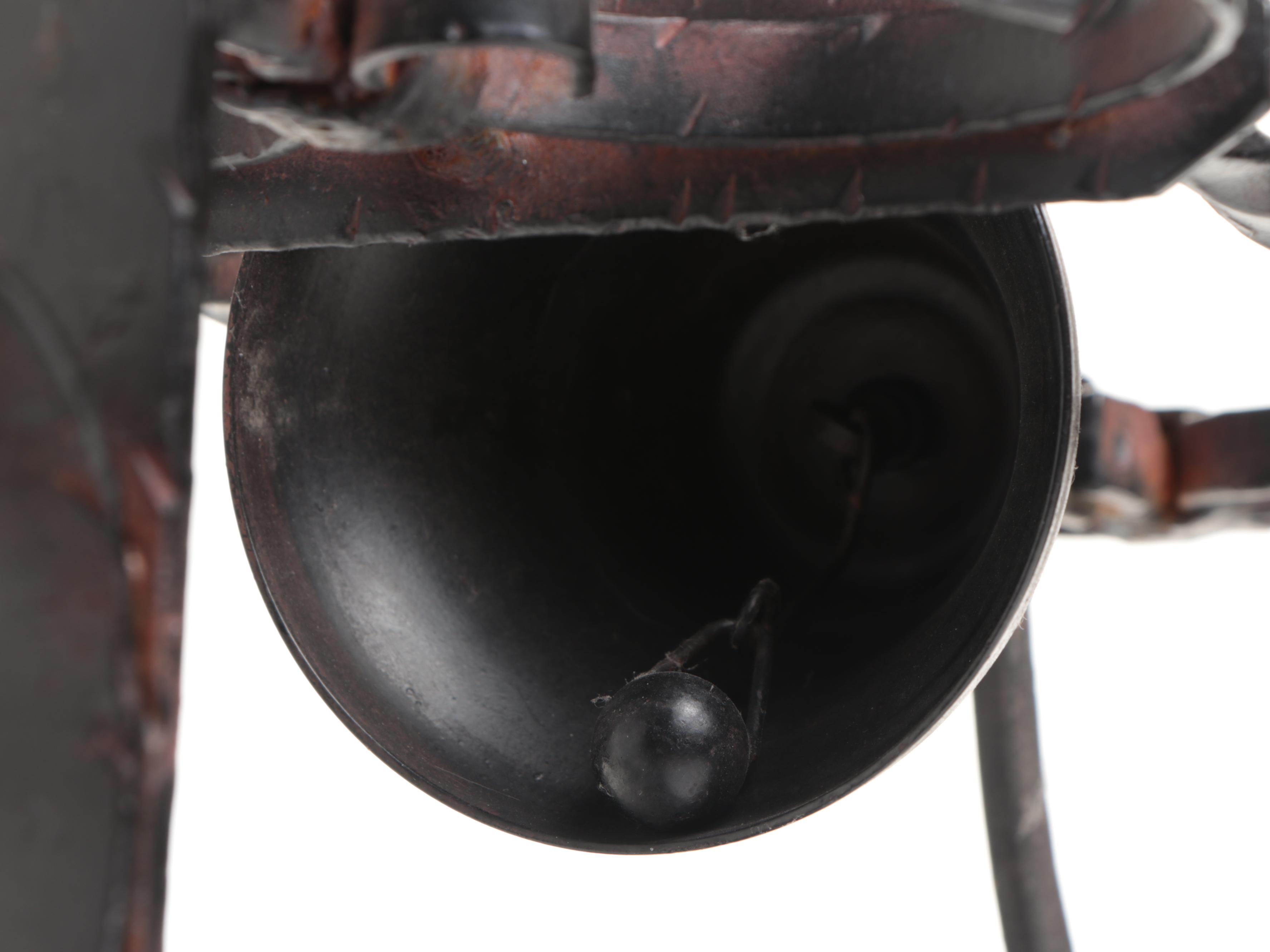 Yellin Style Folk Art Wrought Iron Door Bell | EBTH