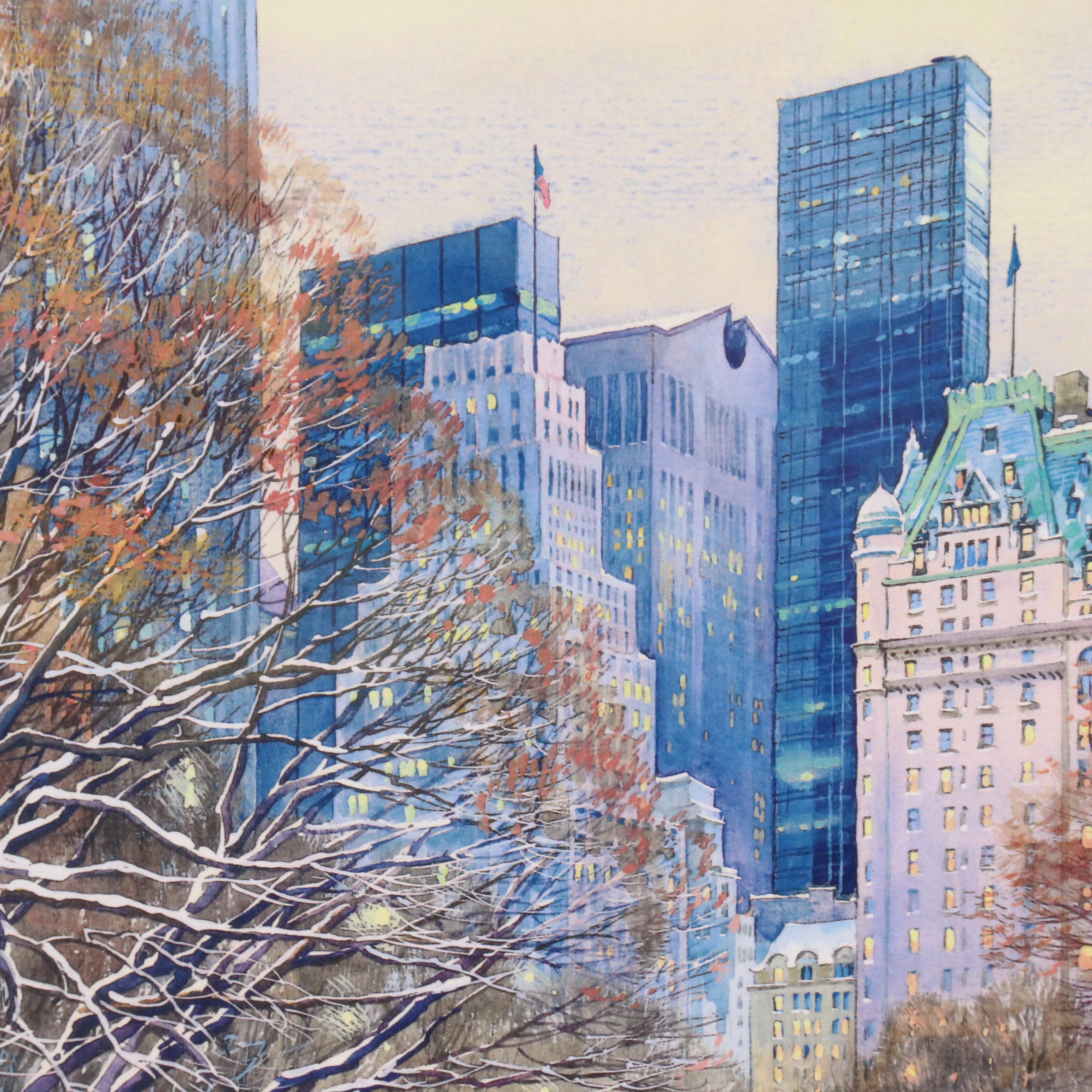 Roustam Nour Winter Digital Print of Central Park, New York | EBTH