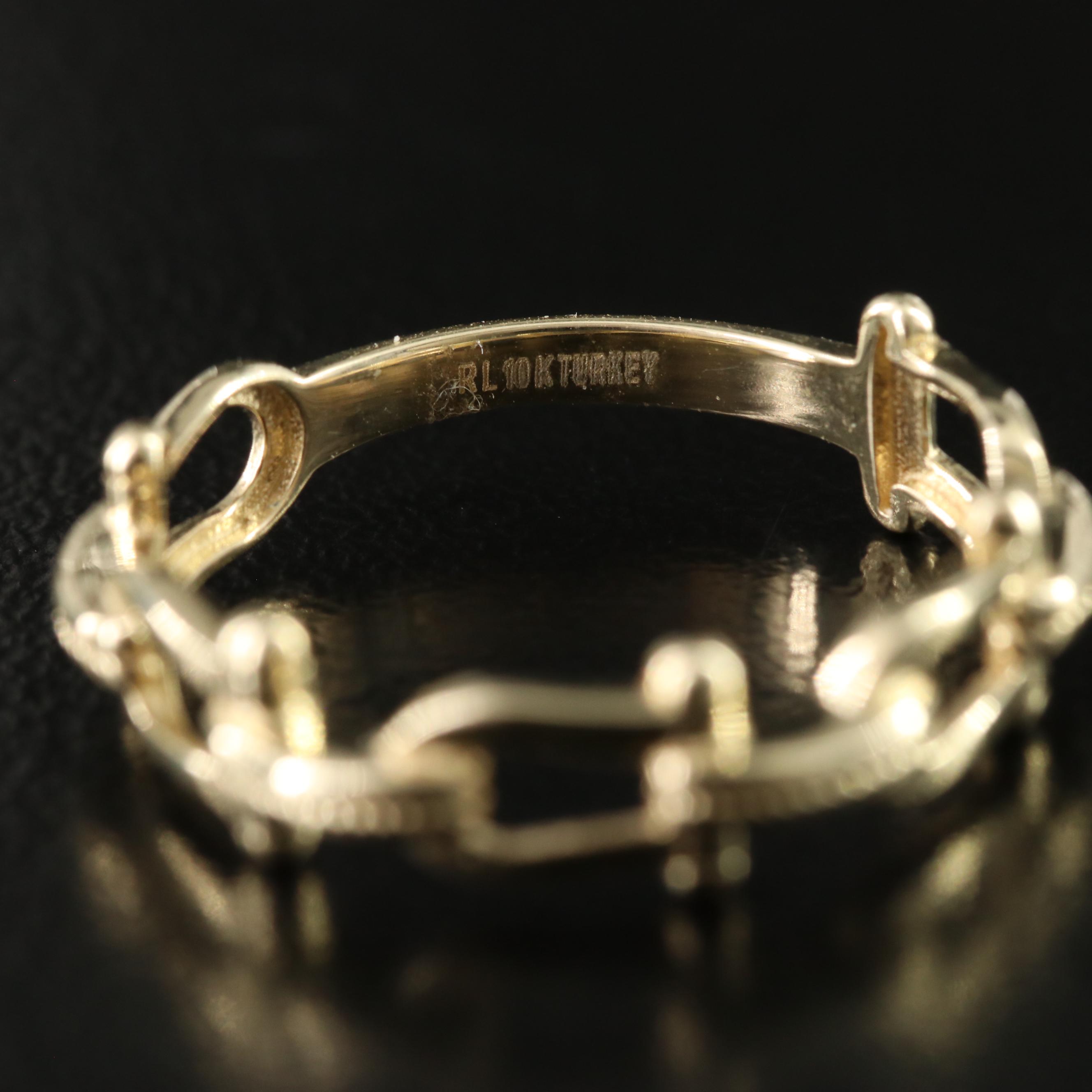 10K Stirrup Ring | EBTH