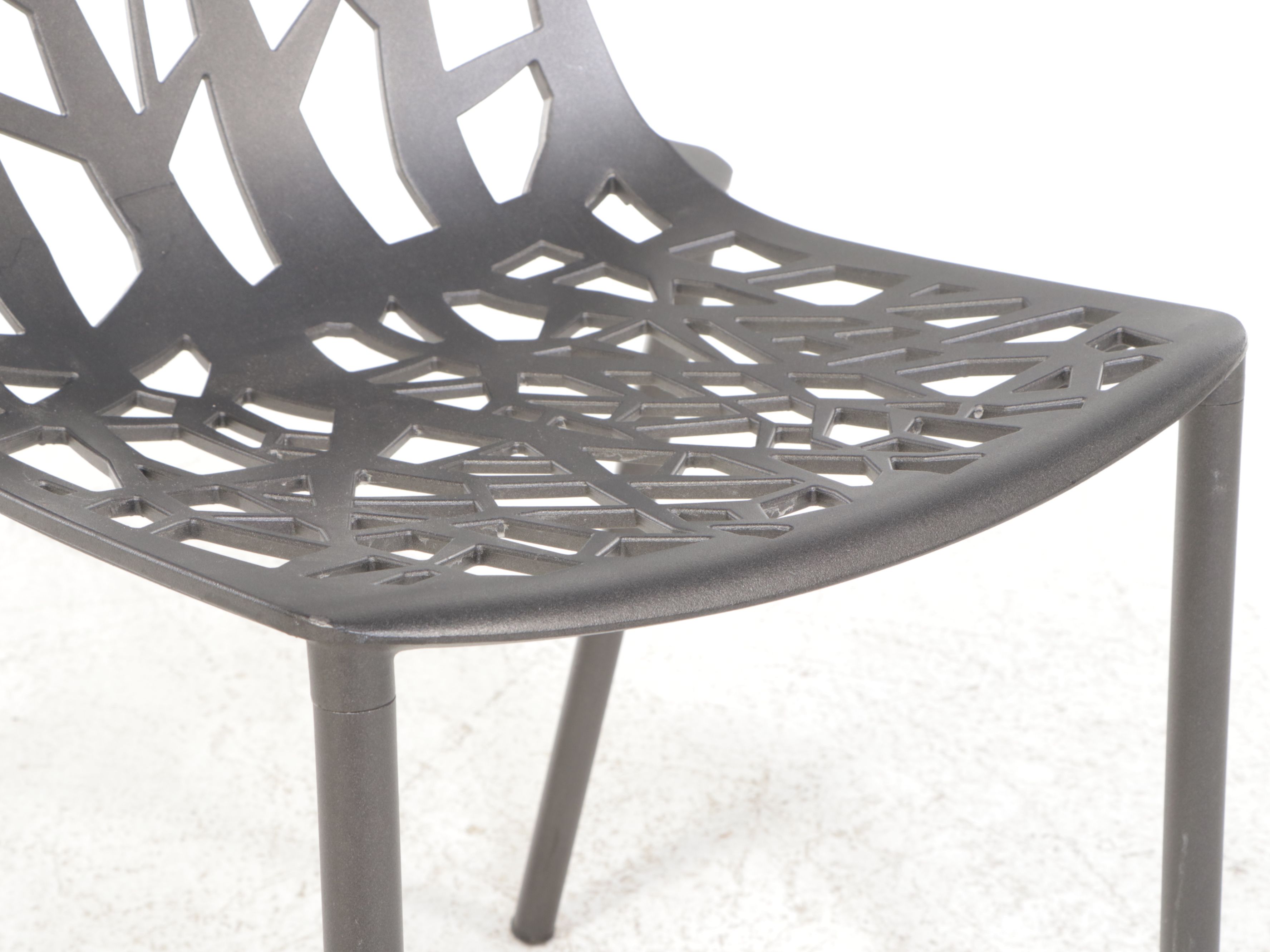 Set of Six Fast "Forest" Stacking Garden Chairs | EBTH