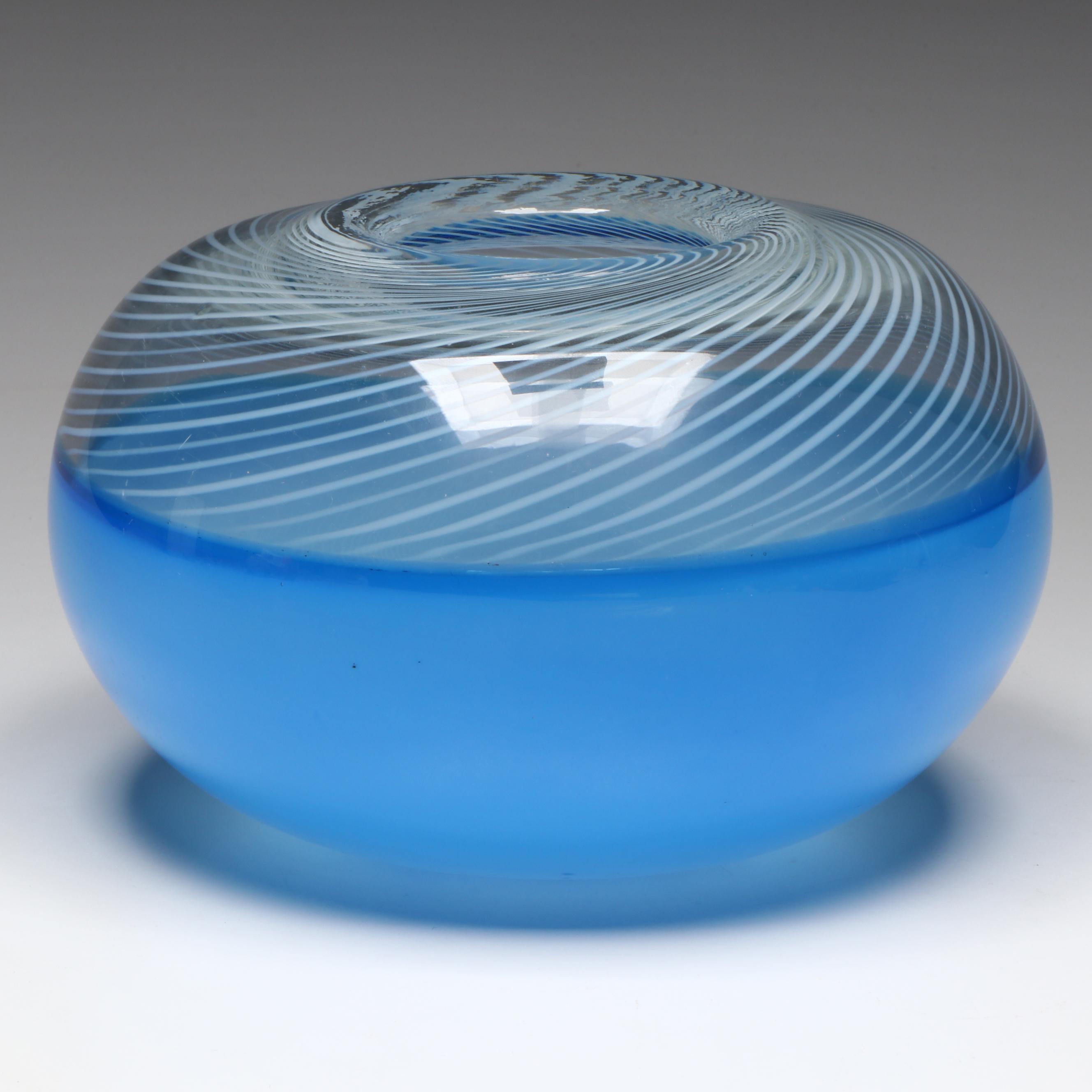 Gino Poli Style Murano Incalmo Art Glass Vessel | EBTH