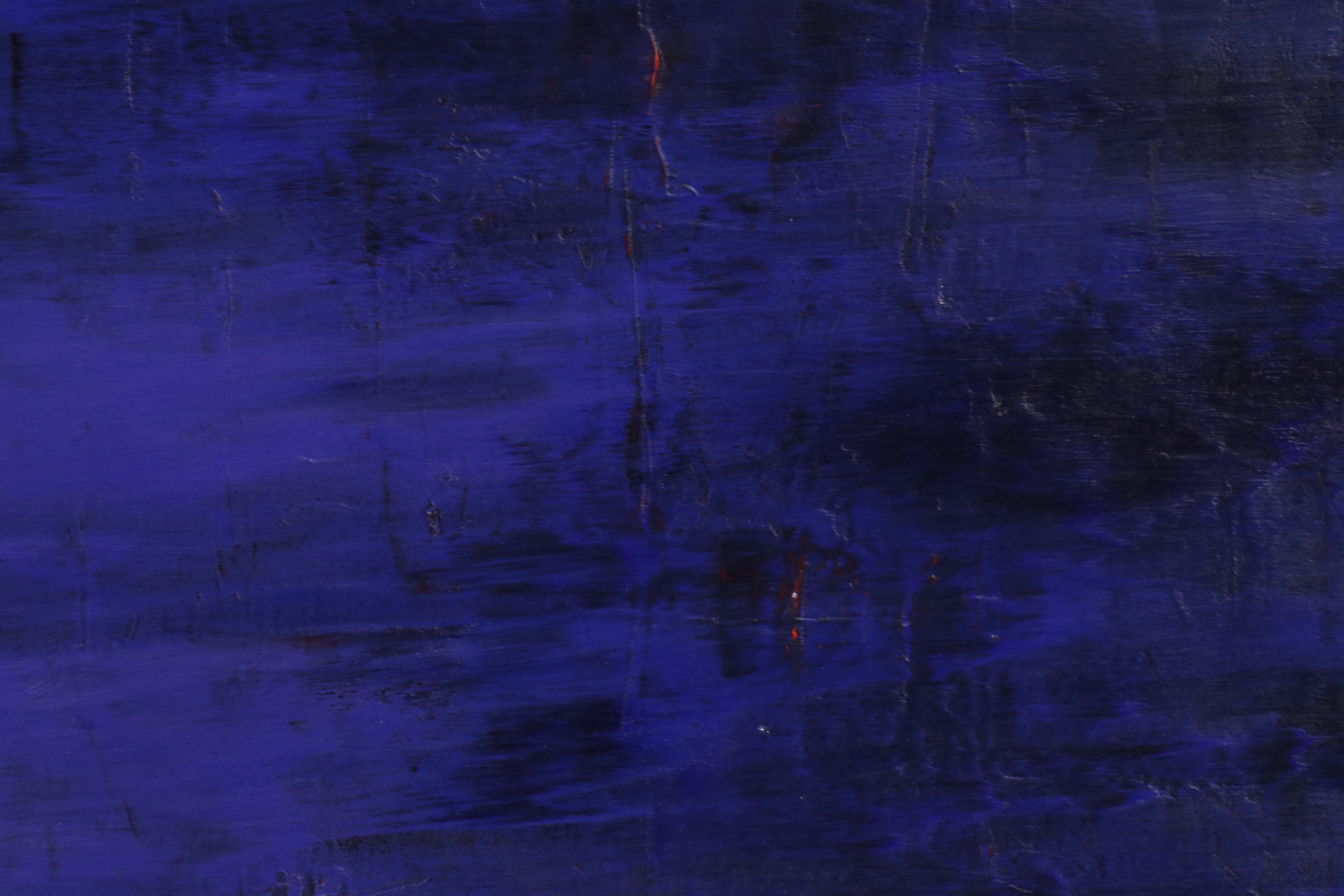 Gary E. Cornwell Pastiche Mark Rothko Oil Painting "Into the Blue ...