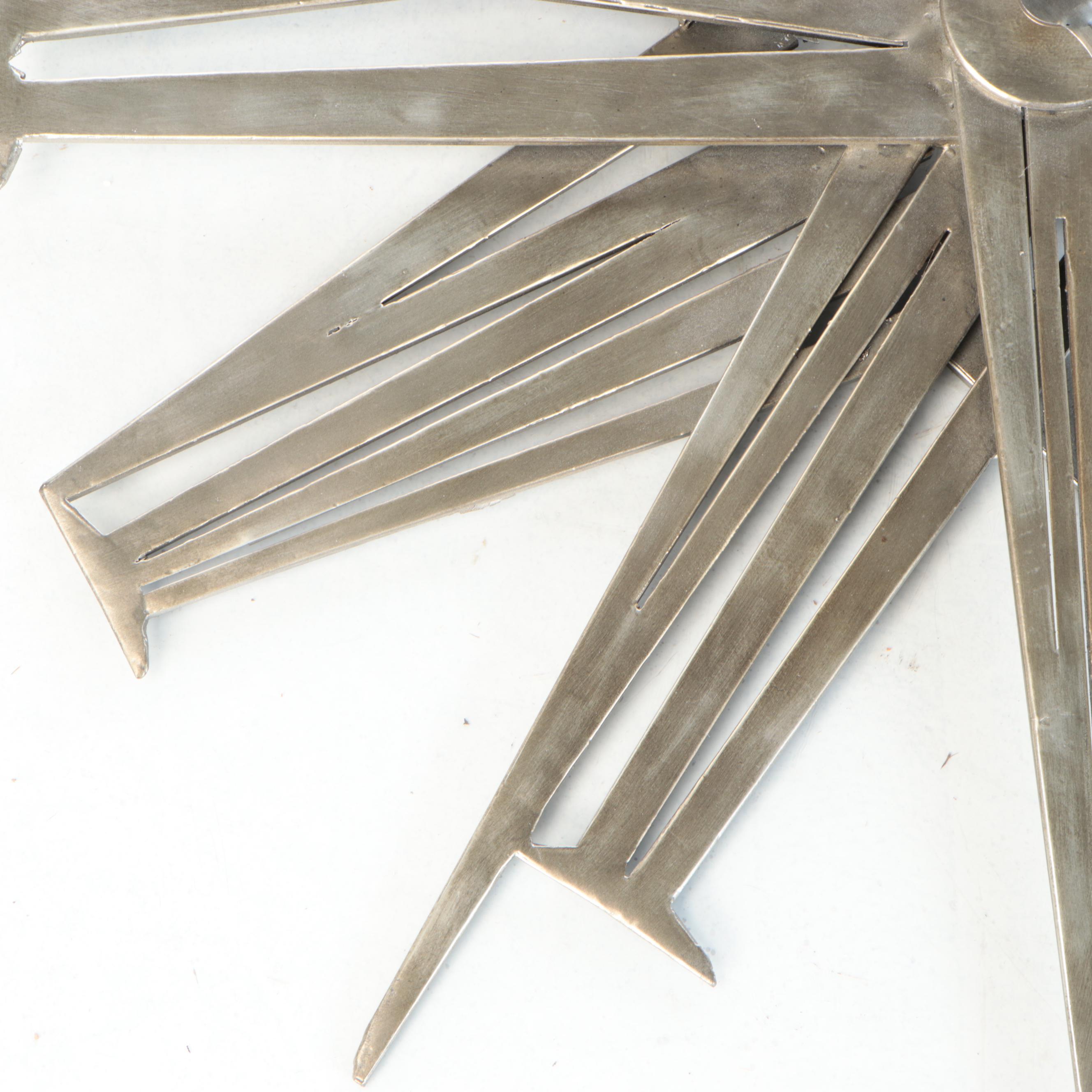 Large Contemporary Metal Exploded Roman Numeral Wall Clock | EBTH