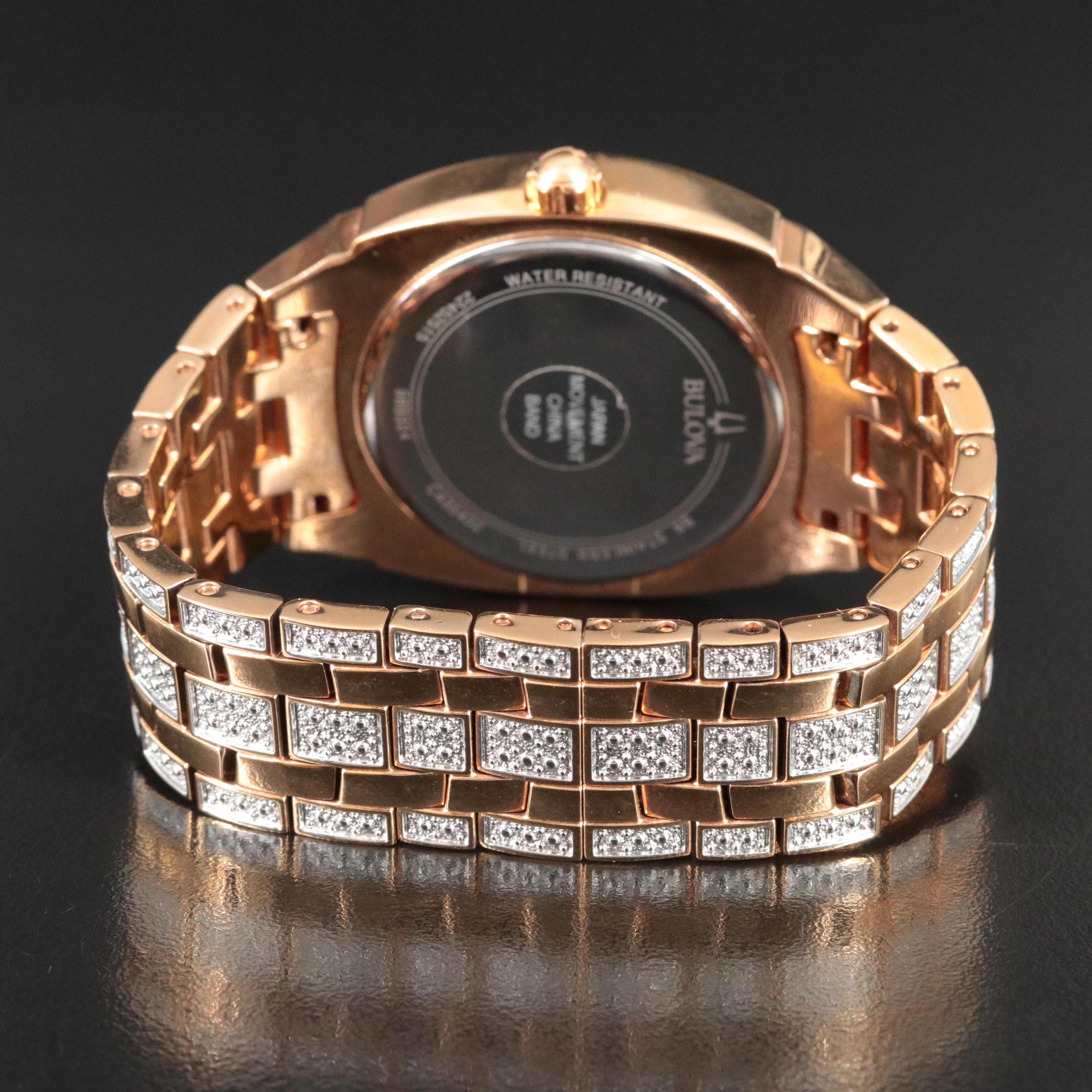 Bulova Phantom 582 Crystals 40mm Steel Quartz Watch C435402 | EBTH