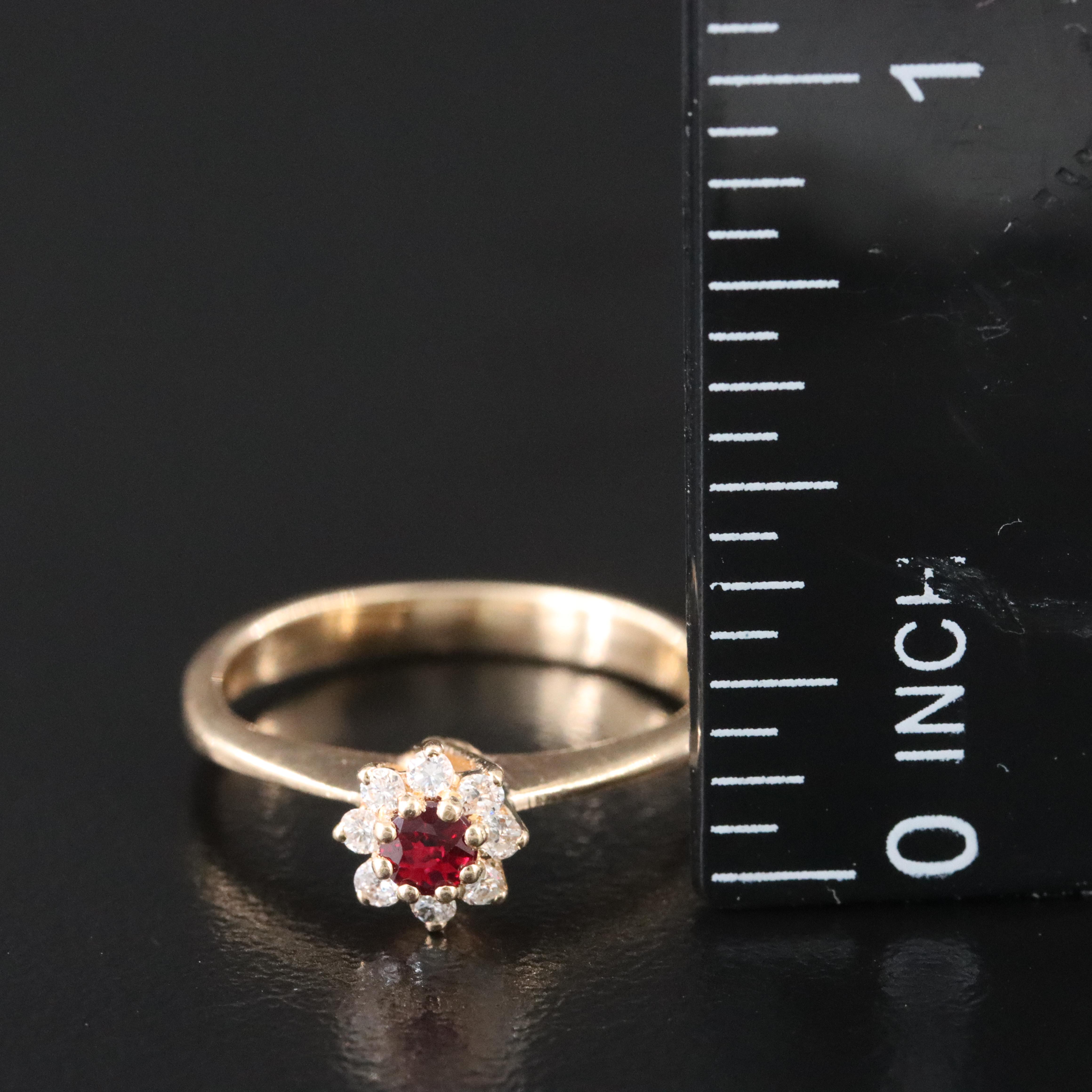14K Ruby and Diamond Ring | EBTH