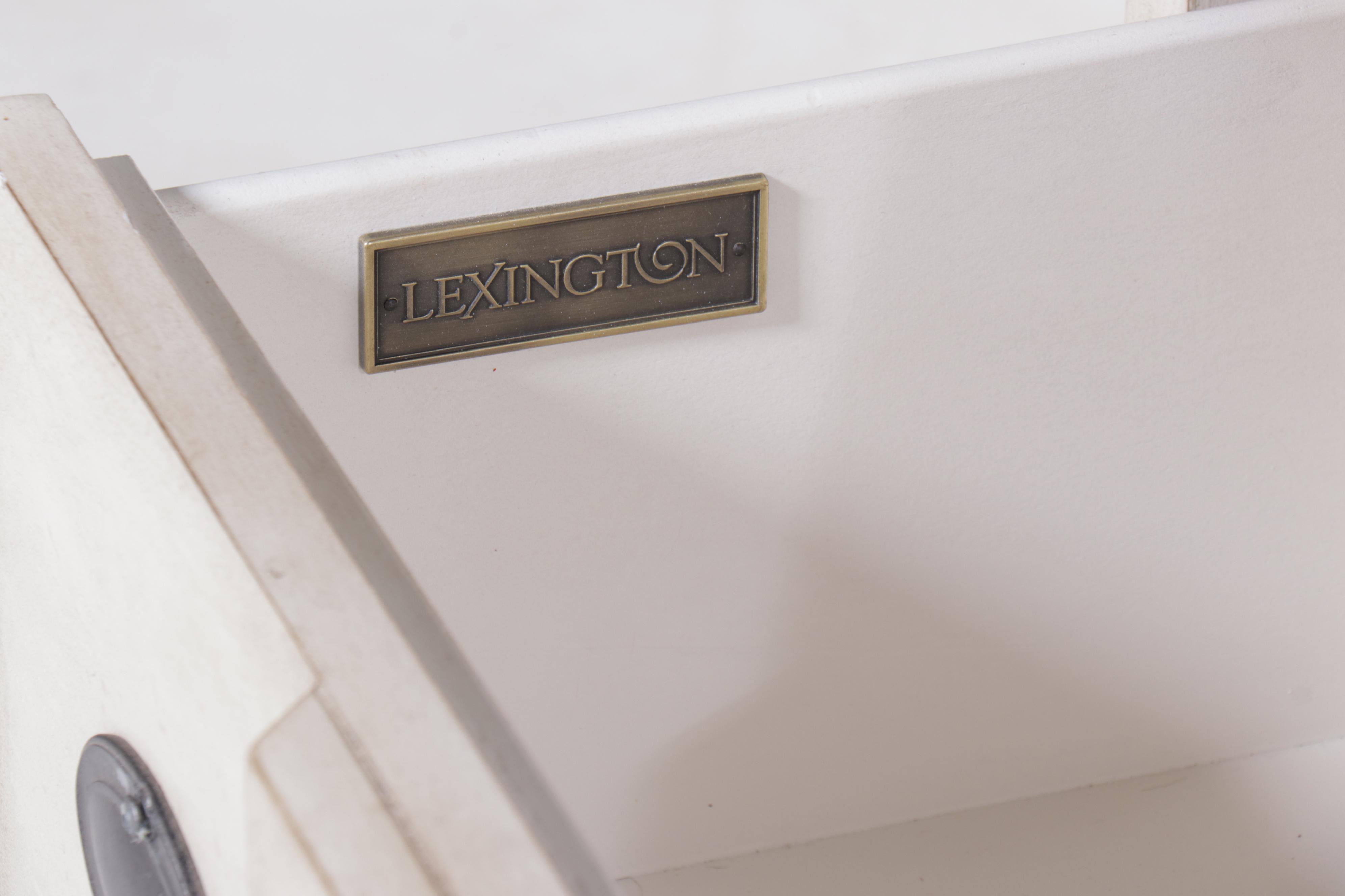 Lexington Ivory Chest of Drawers with Wall Mirror | EBTH