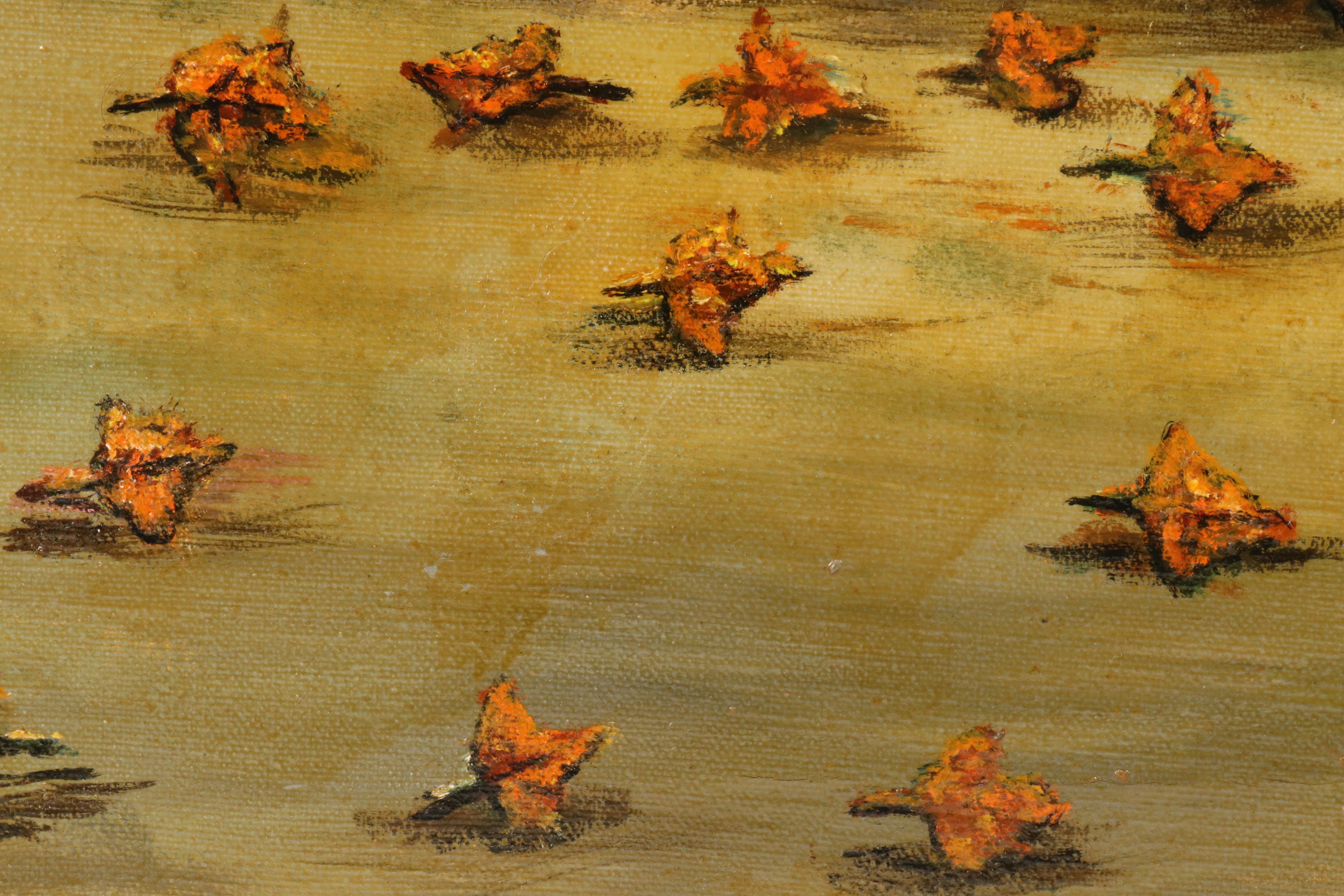 John Hector Campbell Oil Painting with Robed Figure, 1966 | EBTH