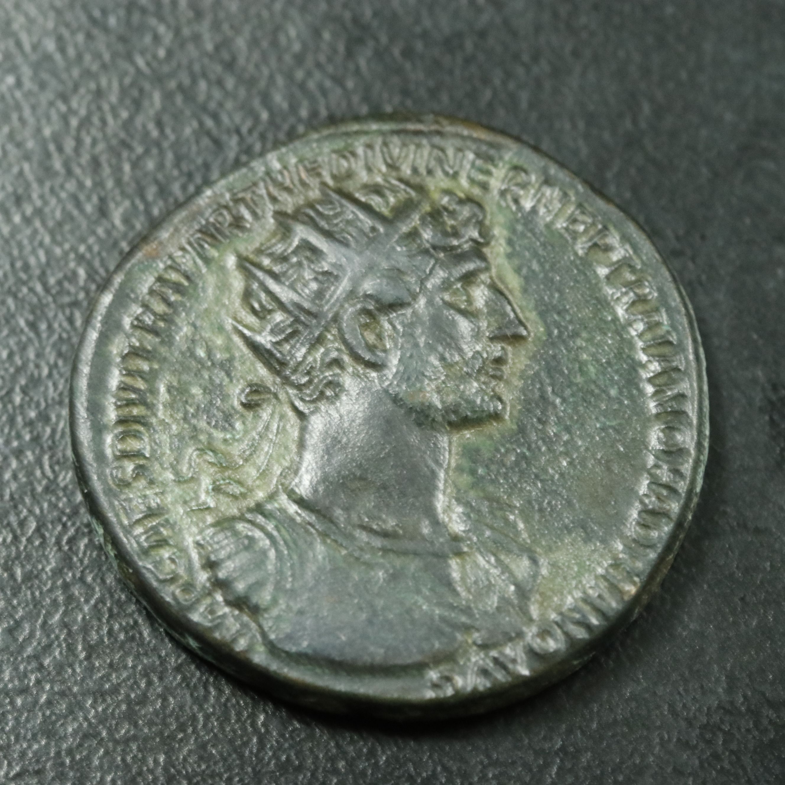 Ancient Roman Imperial Æ Dupondius Coin of Hadrian, ca. 117 A.D. | EBTH