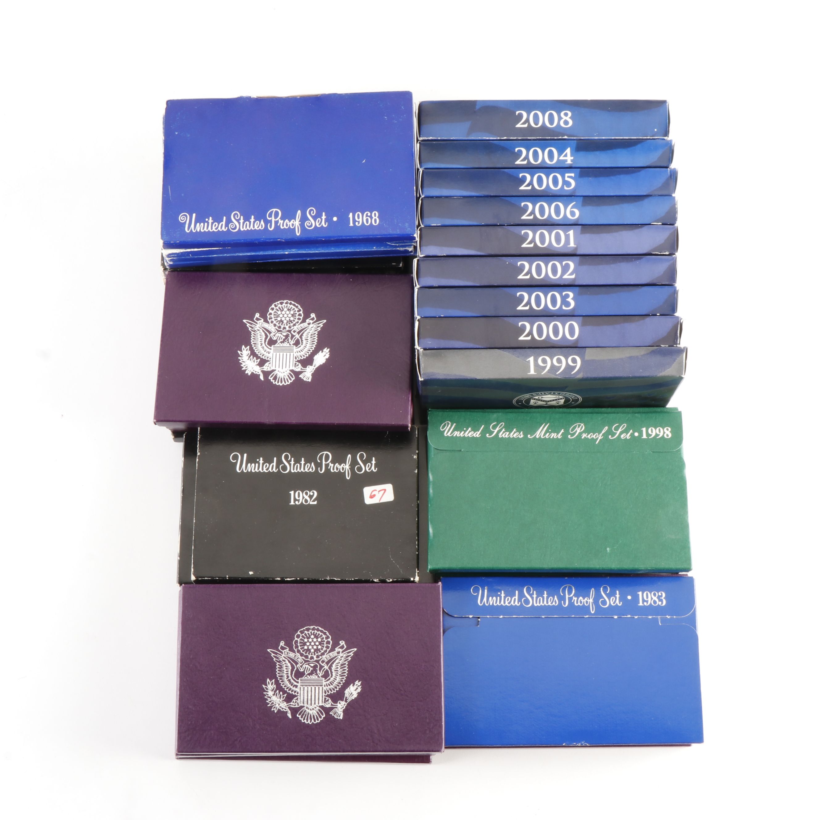 Forty Different United States Modern Proof Sets | EBTH