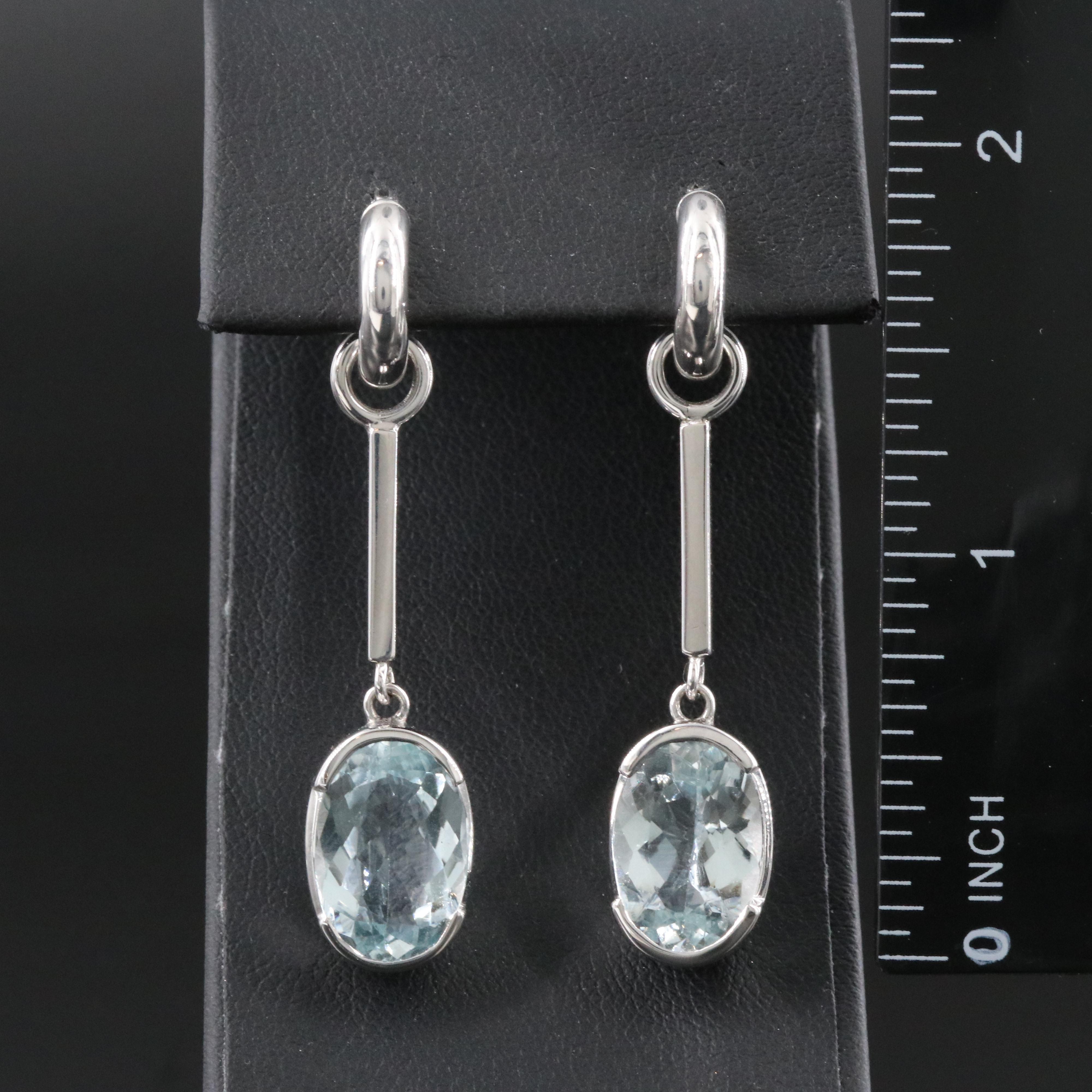 18K Topaz Huggie Hoops with 18K Enhancers | EBTH