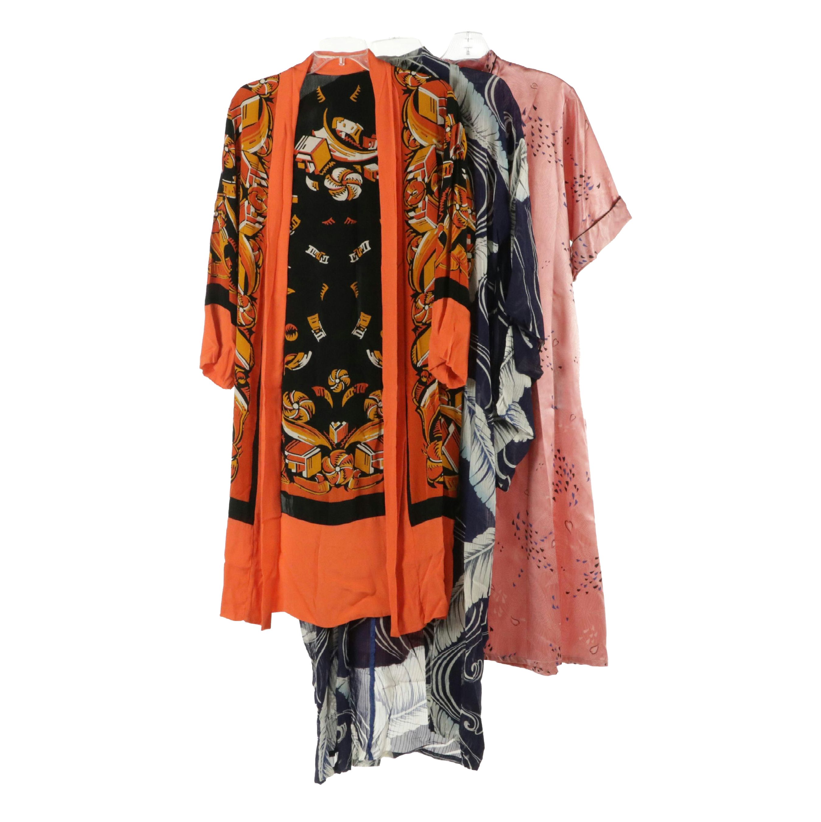 Vintage Tele-Queen Button Front Dress, Yukata Kimono and Other ...