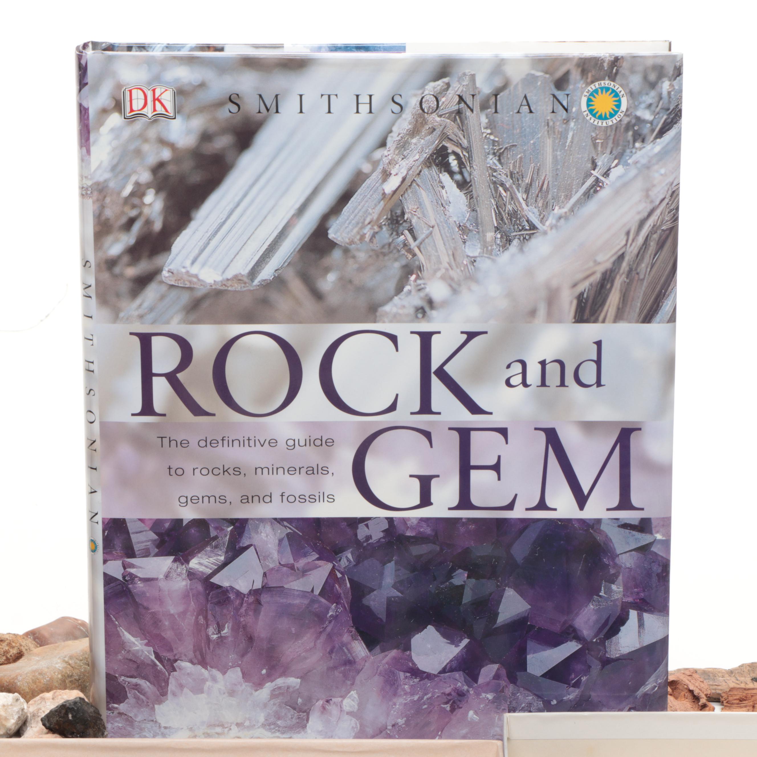 Rock, Mineral, and Fossil Specimens with "Rock and Gem" Reference Book ...