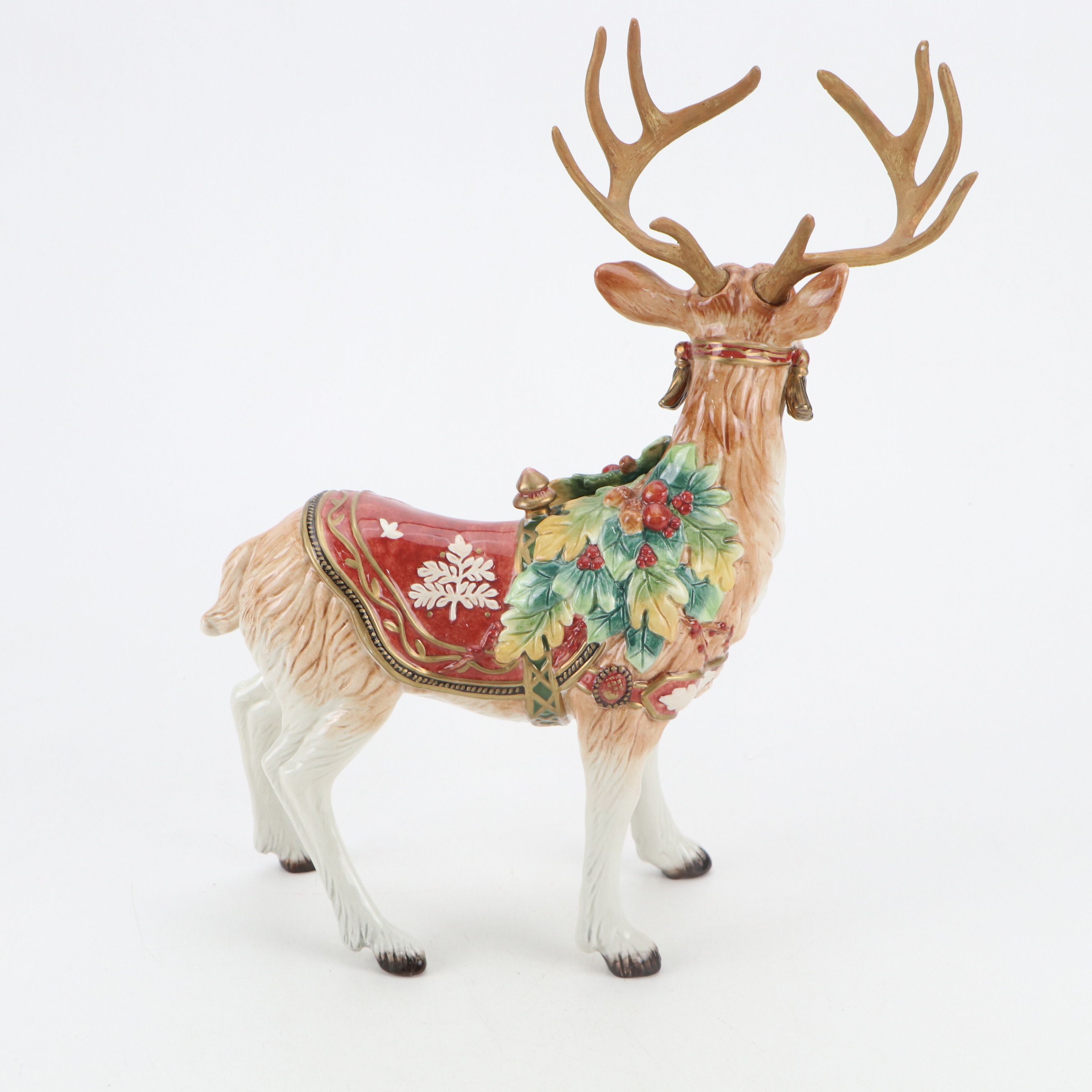 Fitz & Floyd "Holiday Solstice" Christmas Reindeer | EBTH