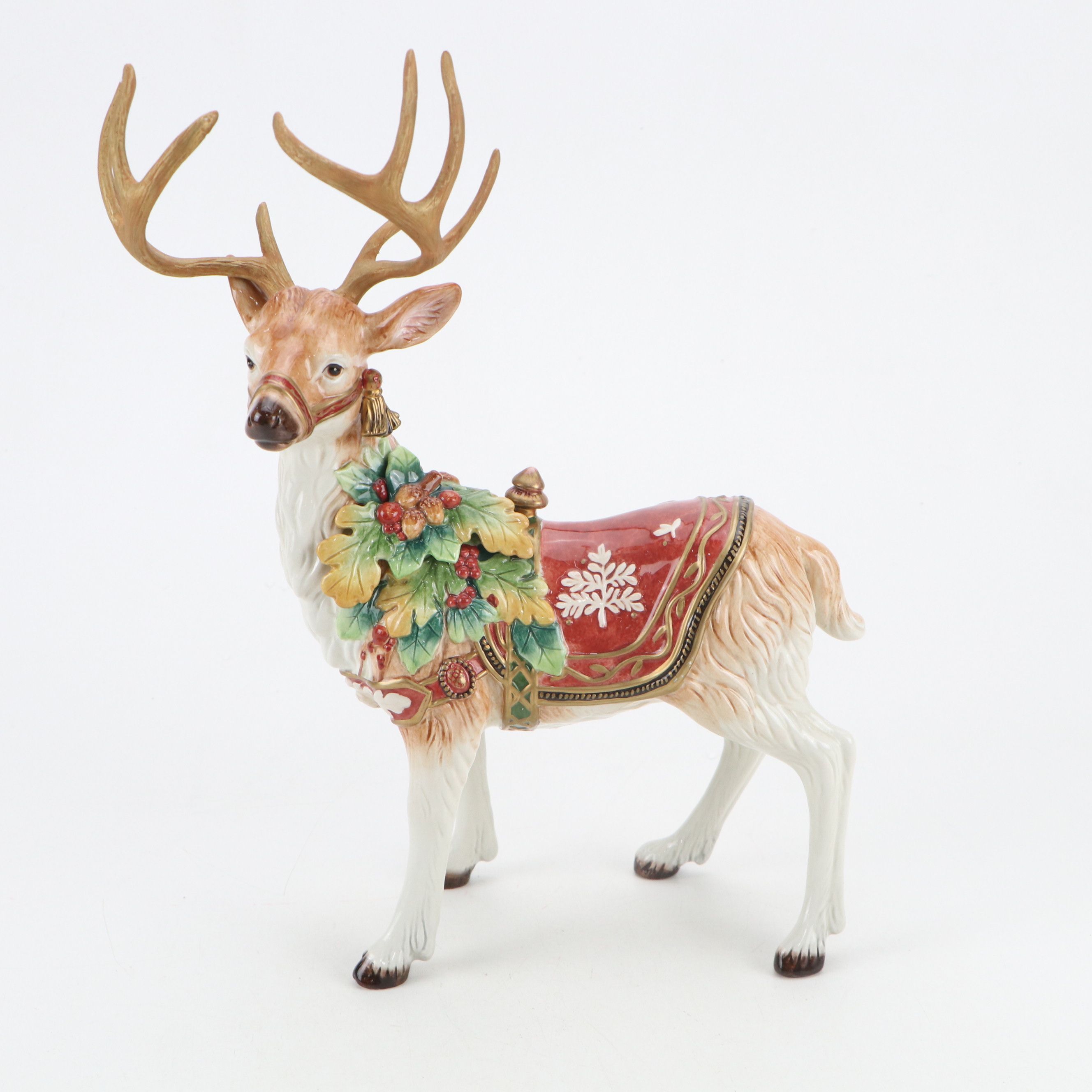 Fitz & Floyd "Holiday Solstice" Christmas Reindeer | EBTH