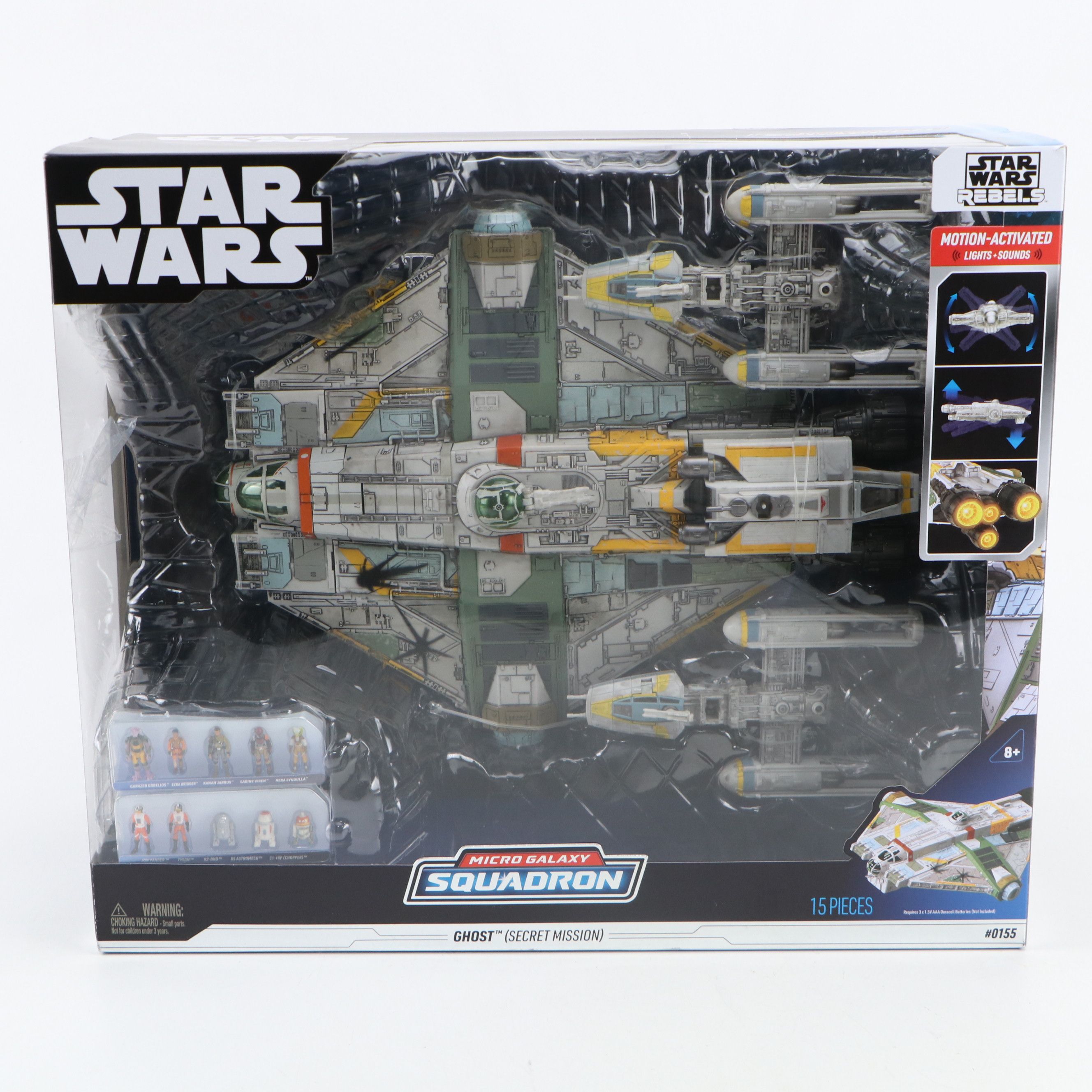 Star Wars Micro Galaxy Squadron Ghost, T-6 Shuttle and More Action ...