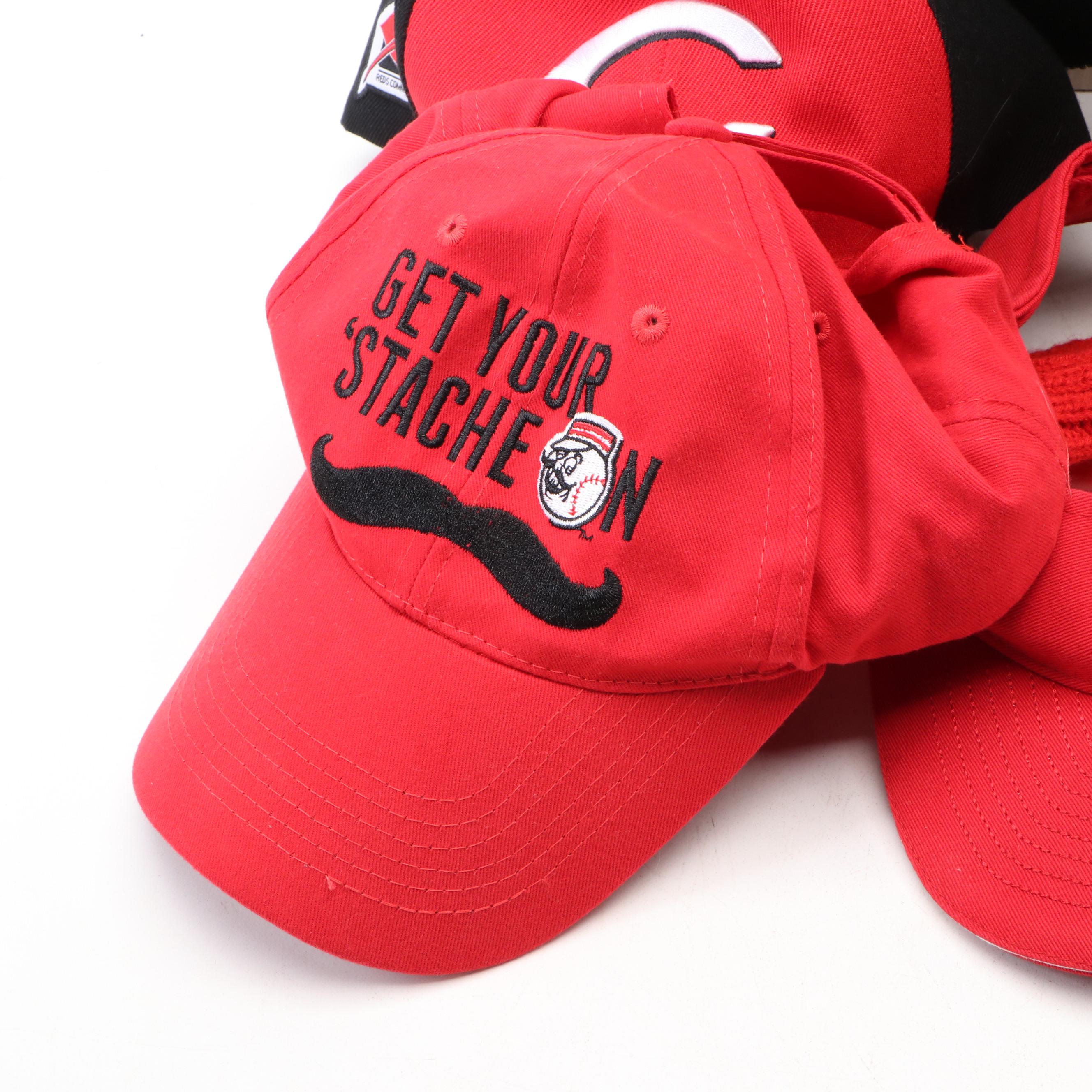 Bobbleheads, Hats, Puzzle, Watch, and Other Cincinnati Reds Memorabilia ...