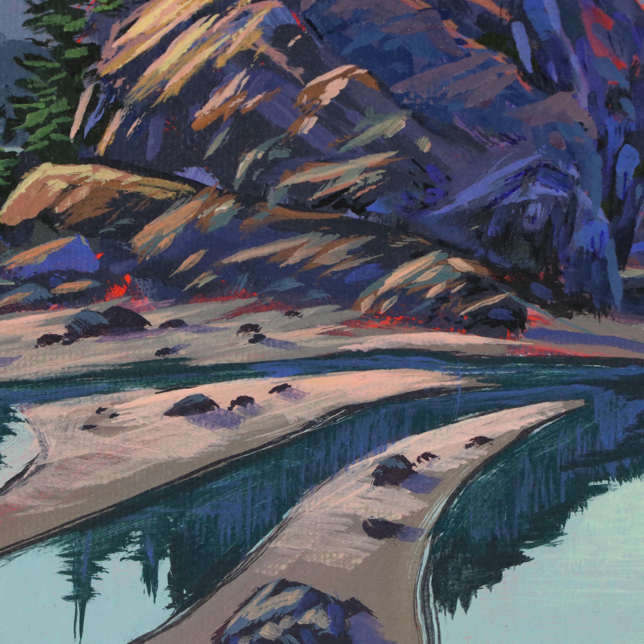 Doug "Bumo" Johnpeer Landscape Oil Painting, 2025 | EBTH