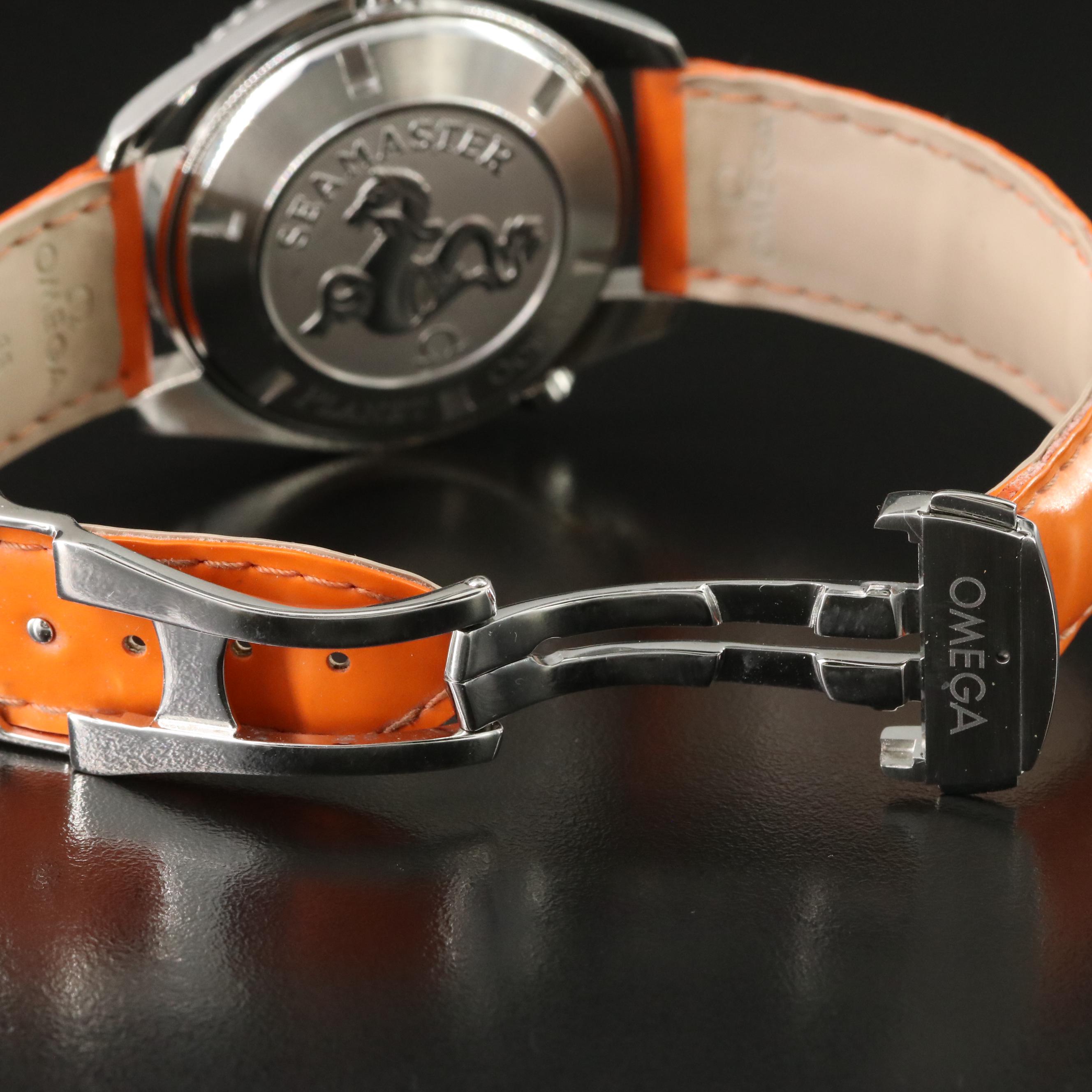 Omega Planet Ocean Orange 46mm Steel Automatic Watch | EBTH
