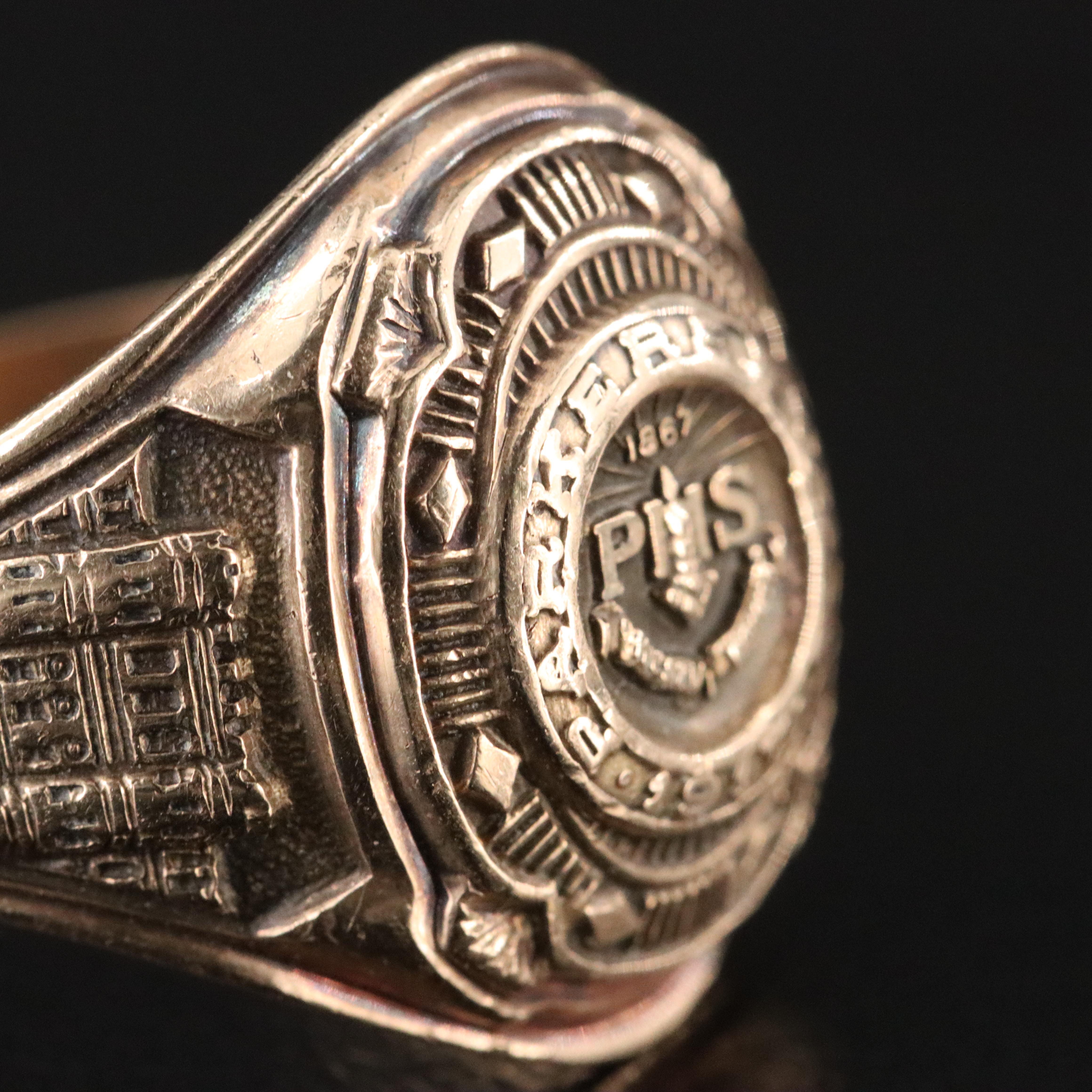 1950s 10K Parkersburg High School Class Ring | EBTH