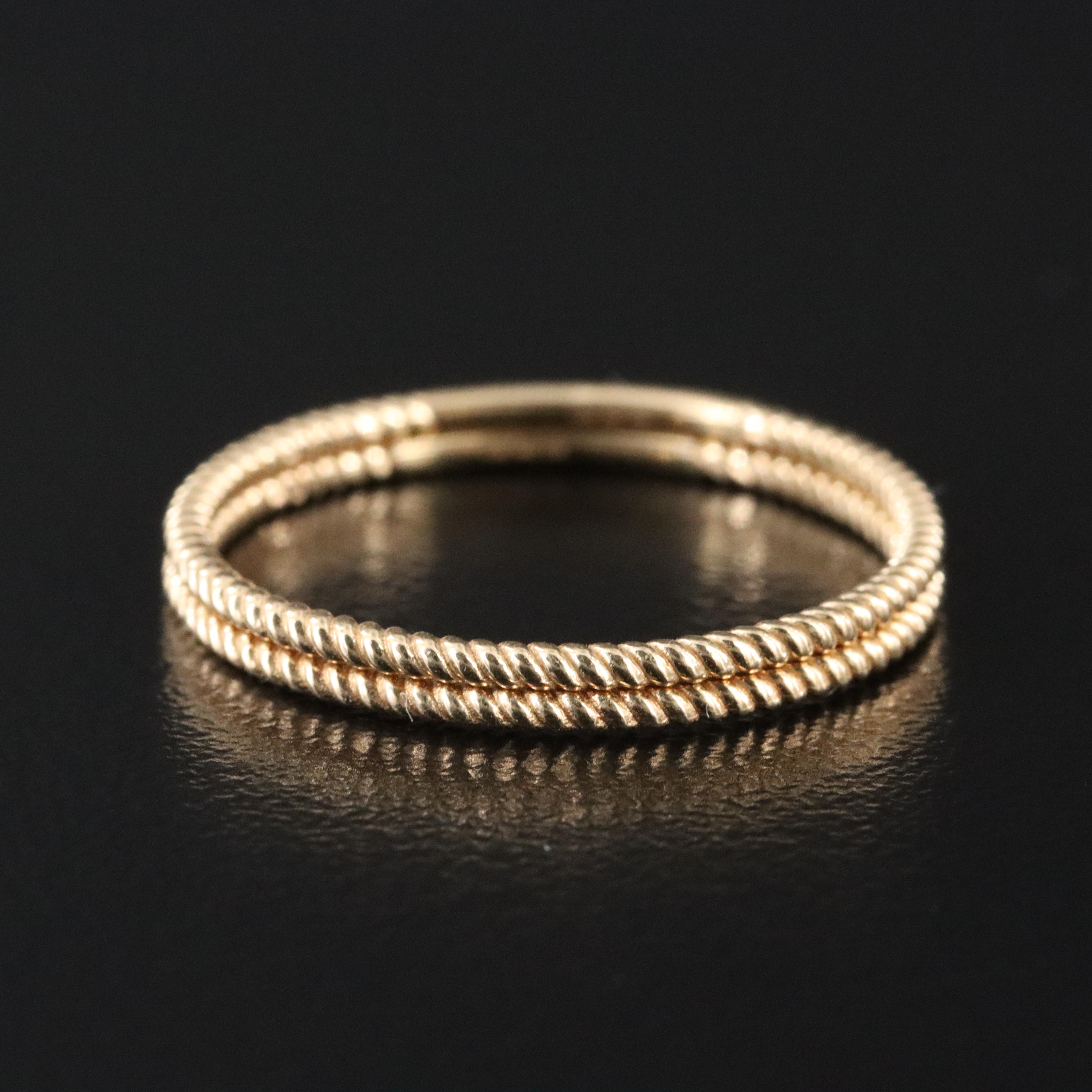 Pair of 14K Stacking Bands | EBTH