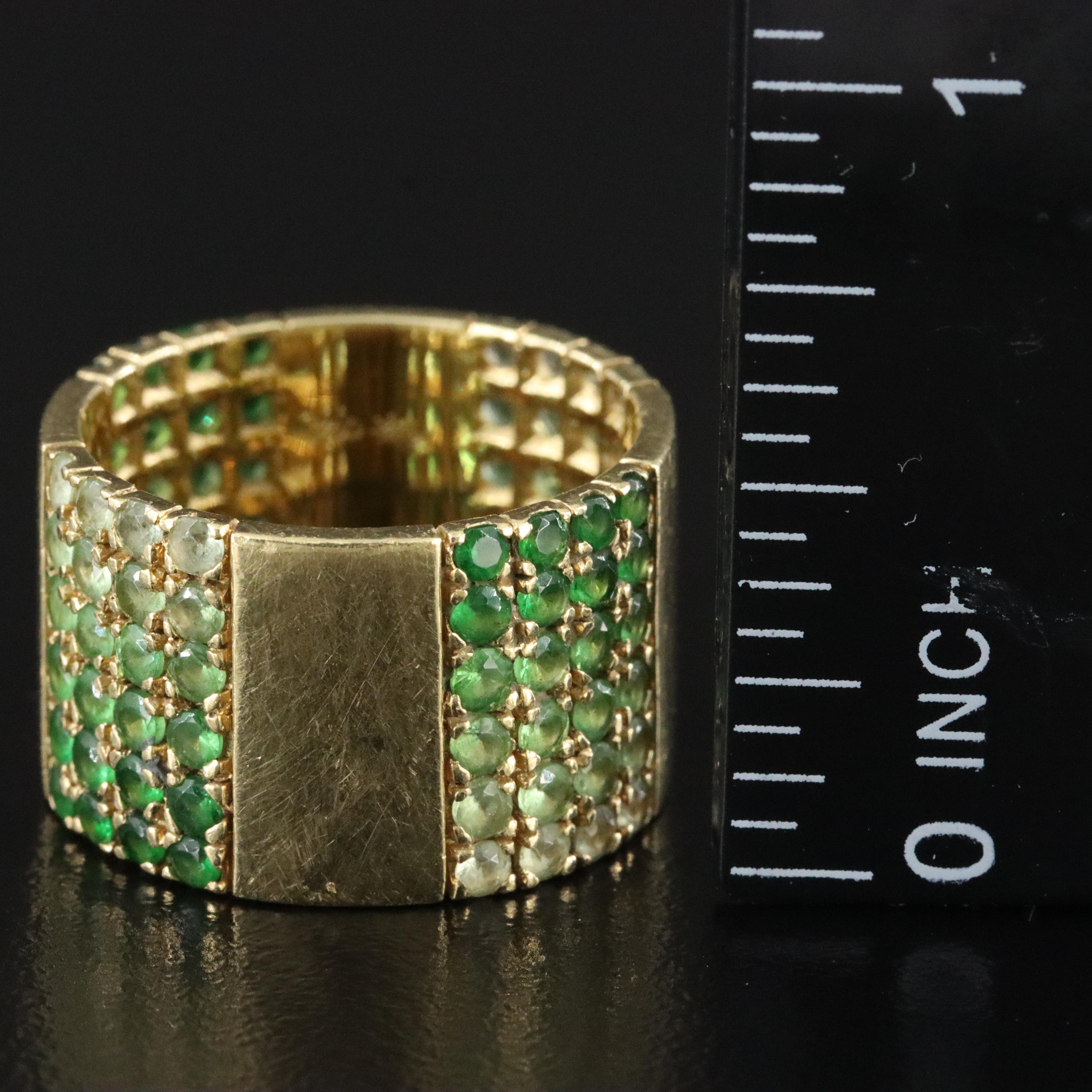 18K Tsavorite Ring | EBTH