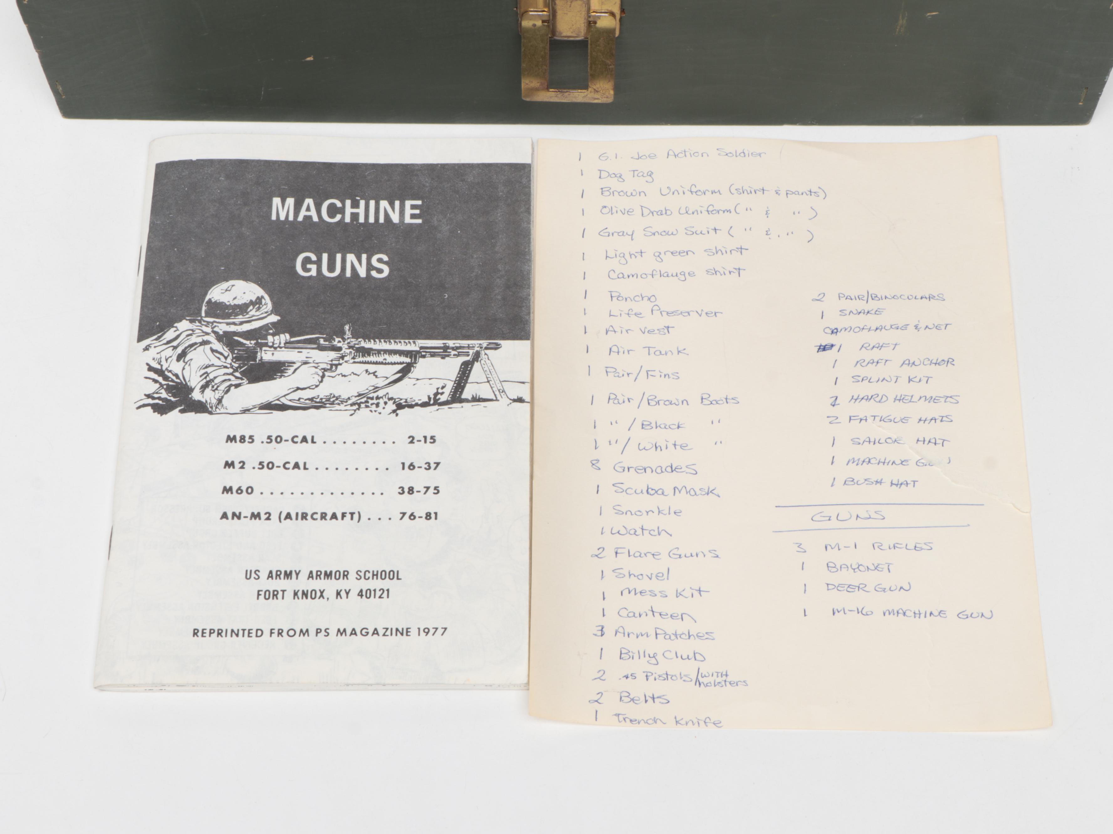 Hasbro GI Joe Doll, Clothes, Accessories and Official Foot Locker Case ...