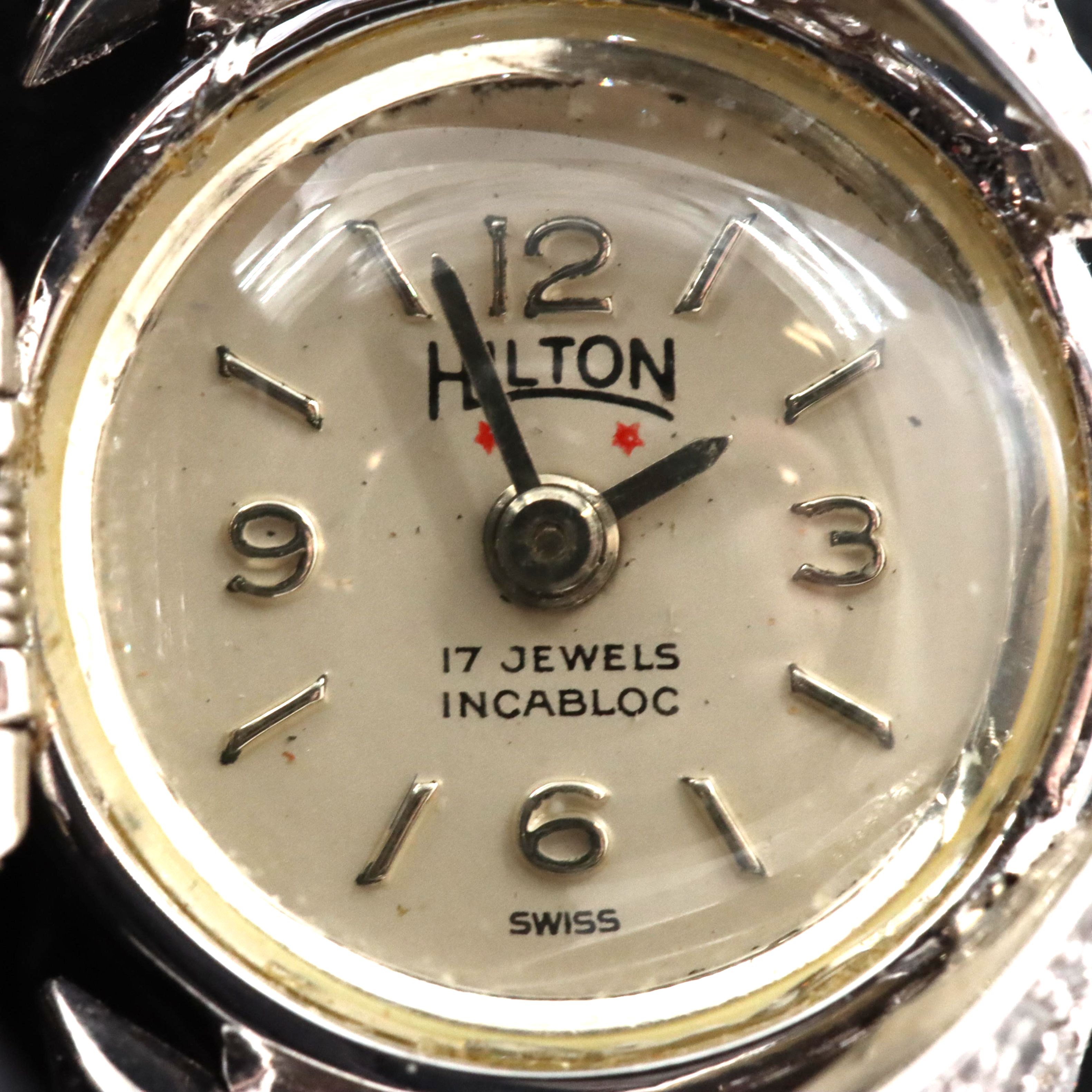 14K Hilton 3.17 CTW Diamond Stem Wind Watch | EBTH