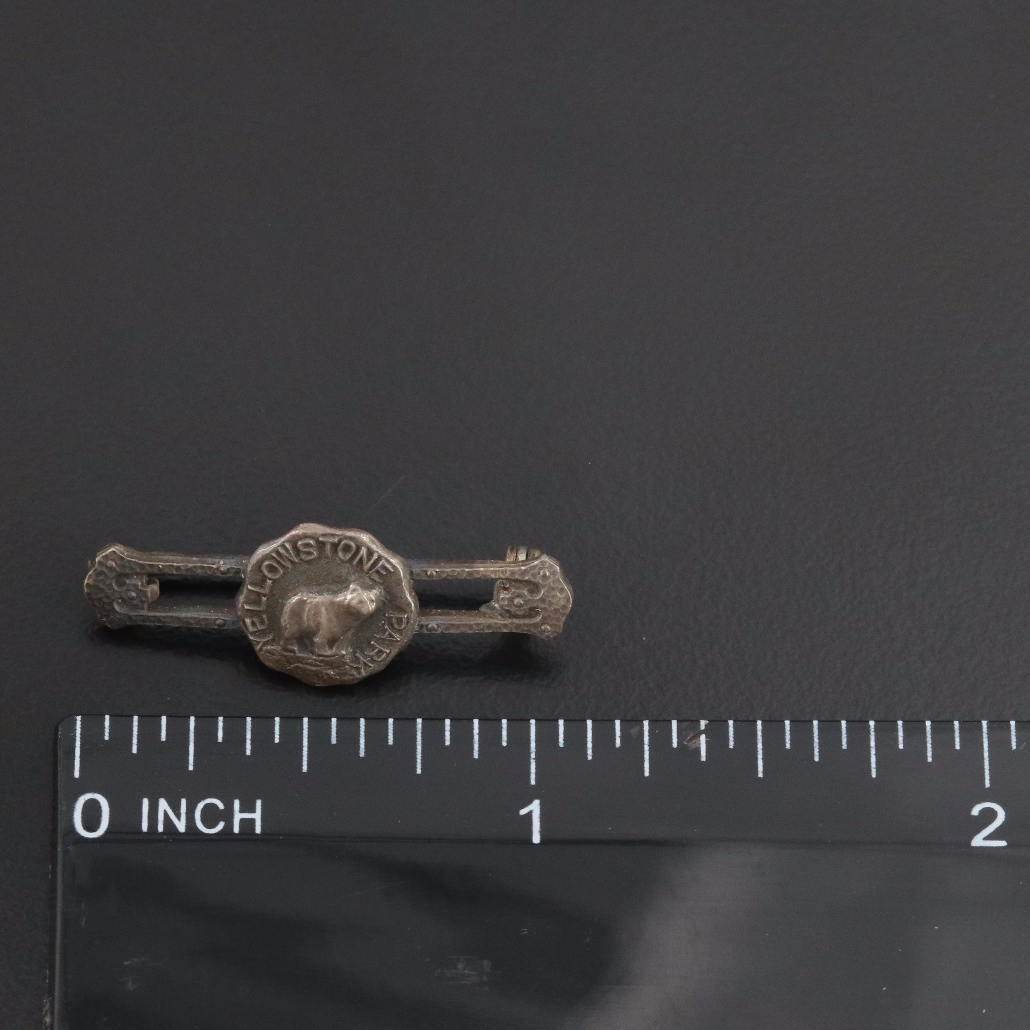 Vintage Sterling Yellowstone Park Souvenir Pin | EBTH