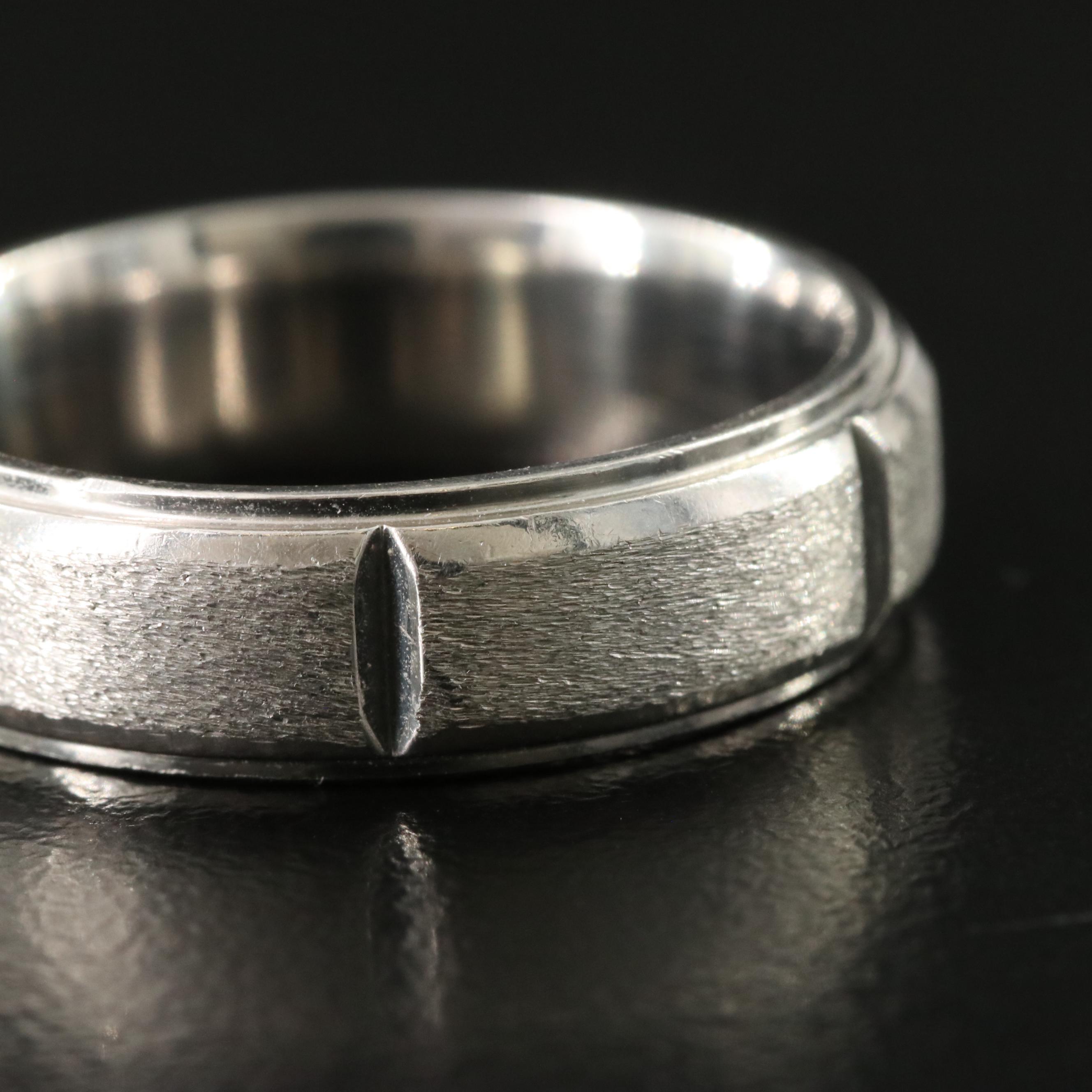 Scott Kay Palladium Band with Brush Finish | EBTH