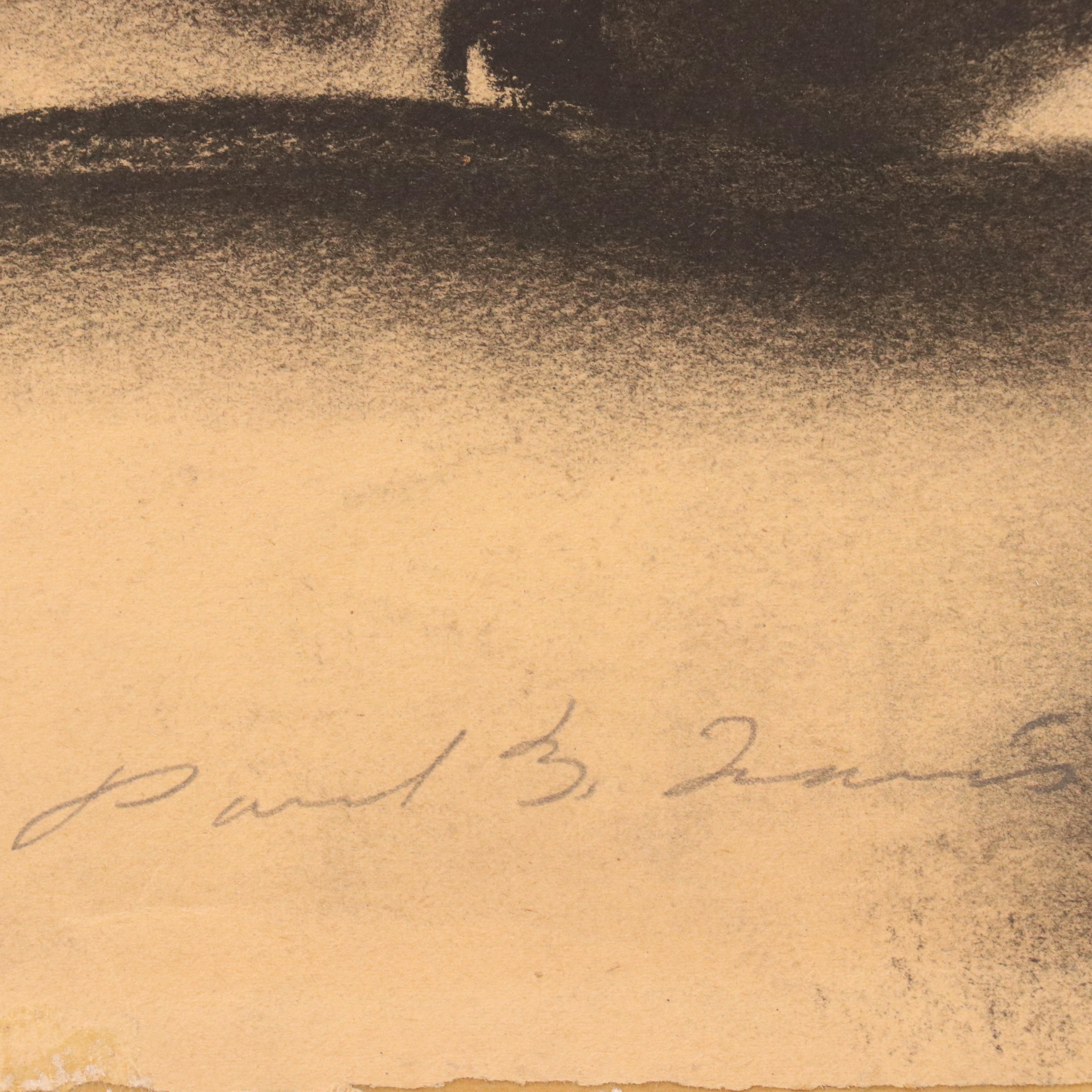 Paul Travis Figurative Graphite and Charcoal Drawings, Early 20th ...