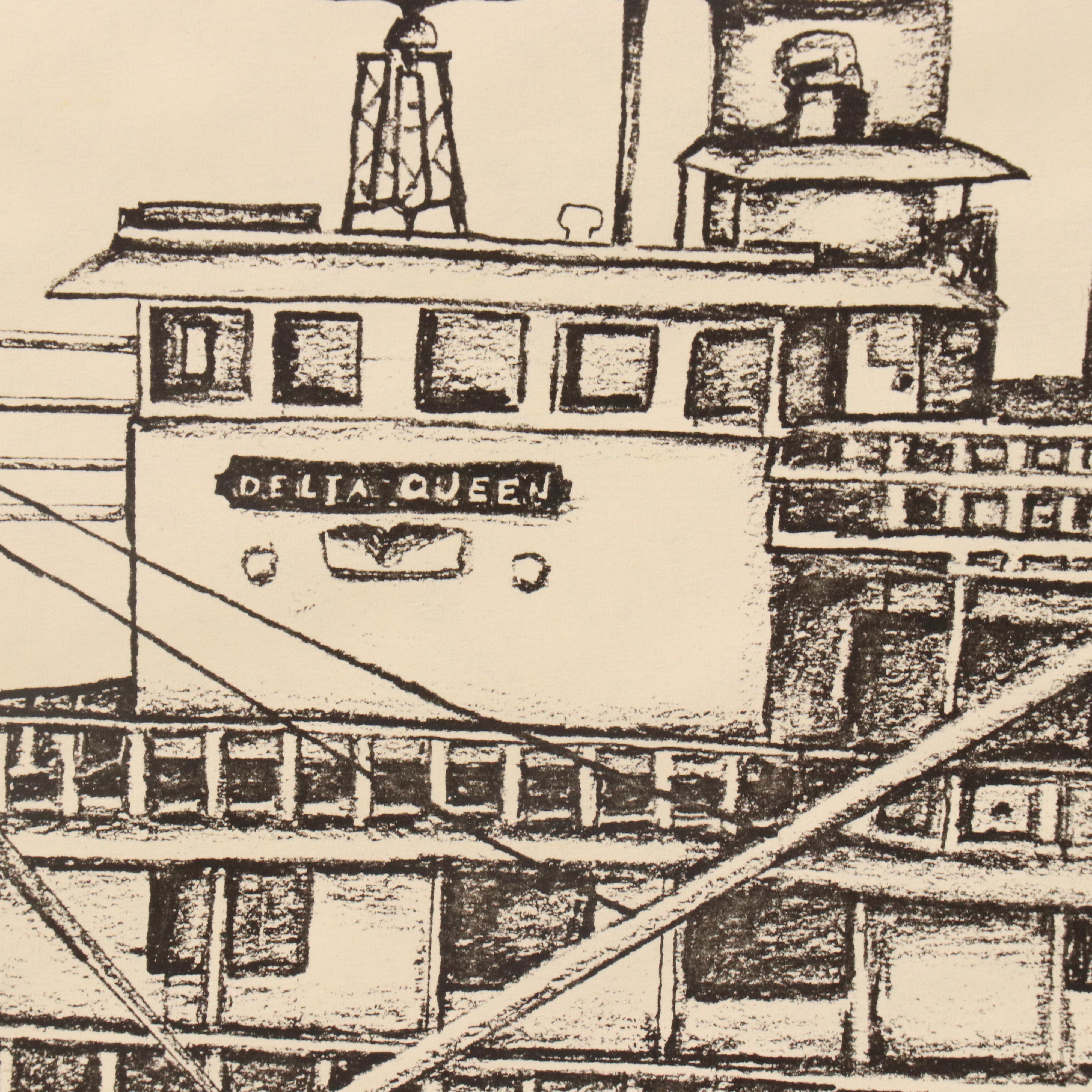 Bill Olendorf "Front Street Lahaina-Maui" Serigraph and Martha McMillan ...