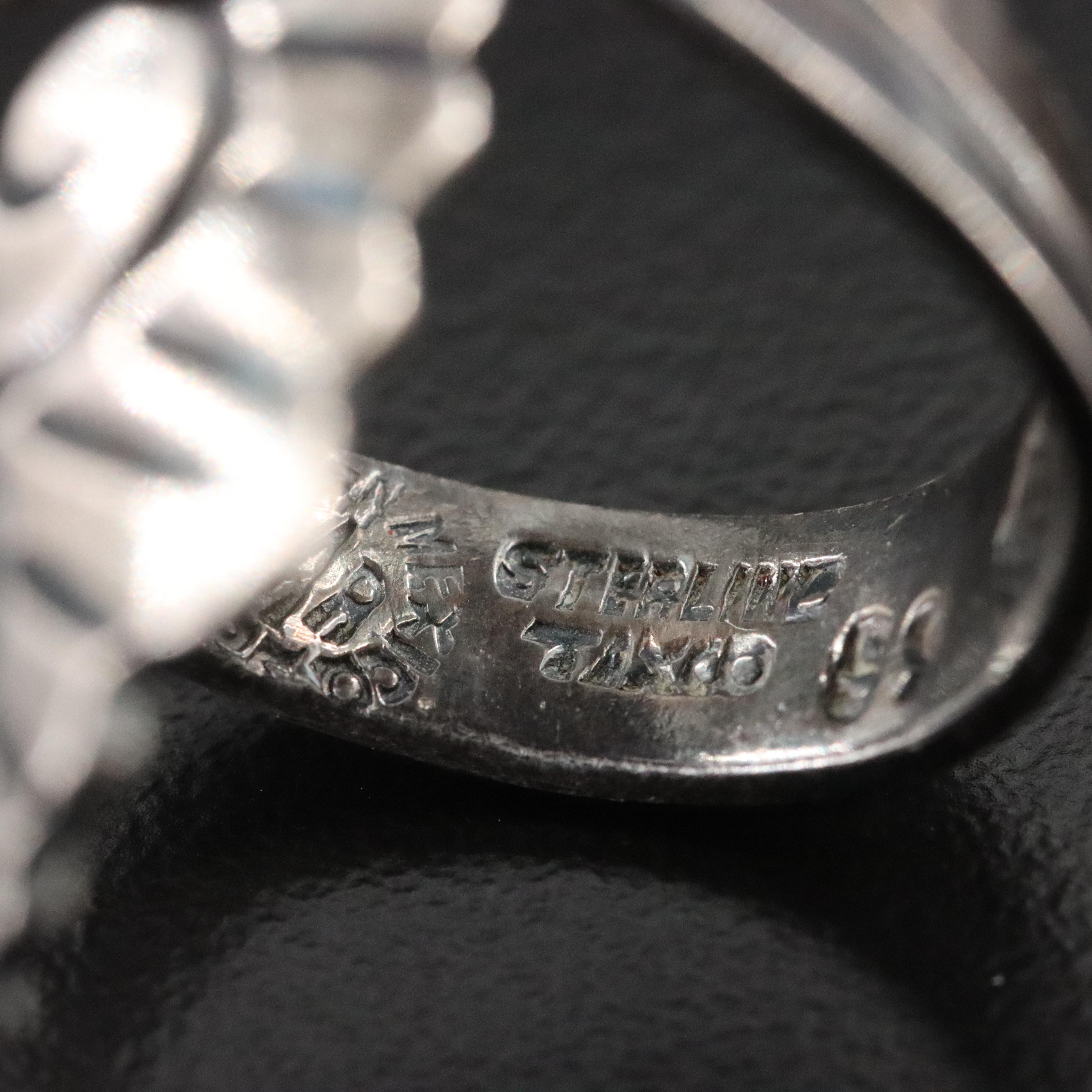 Vintage Taxco Sterling Bypass Ring | EBTH