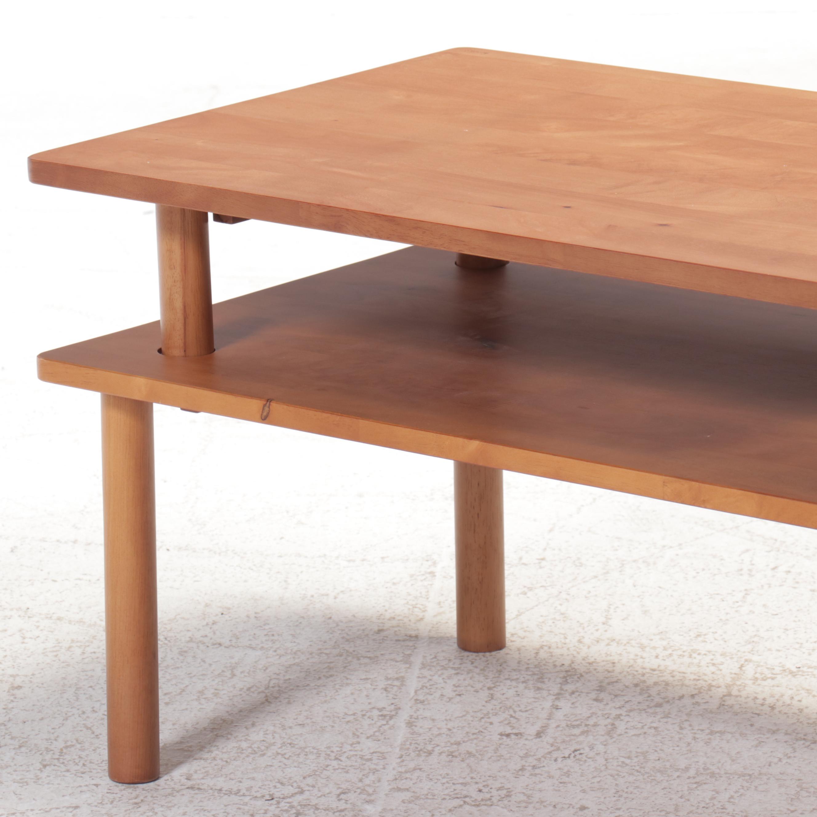 Danish Modern Maple Stacking Coffee Table | EBTH