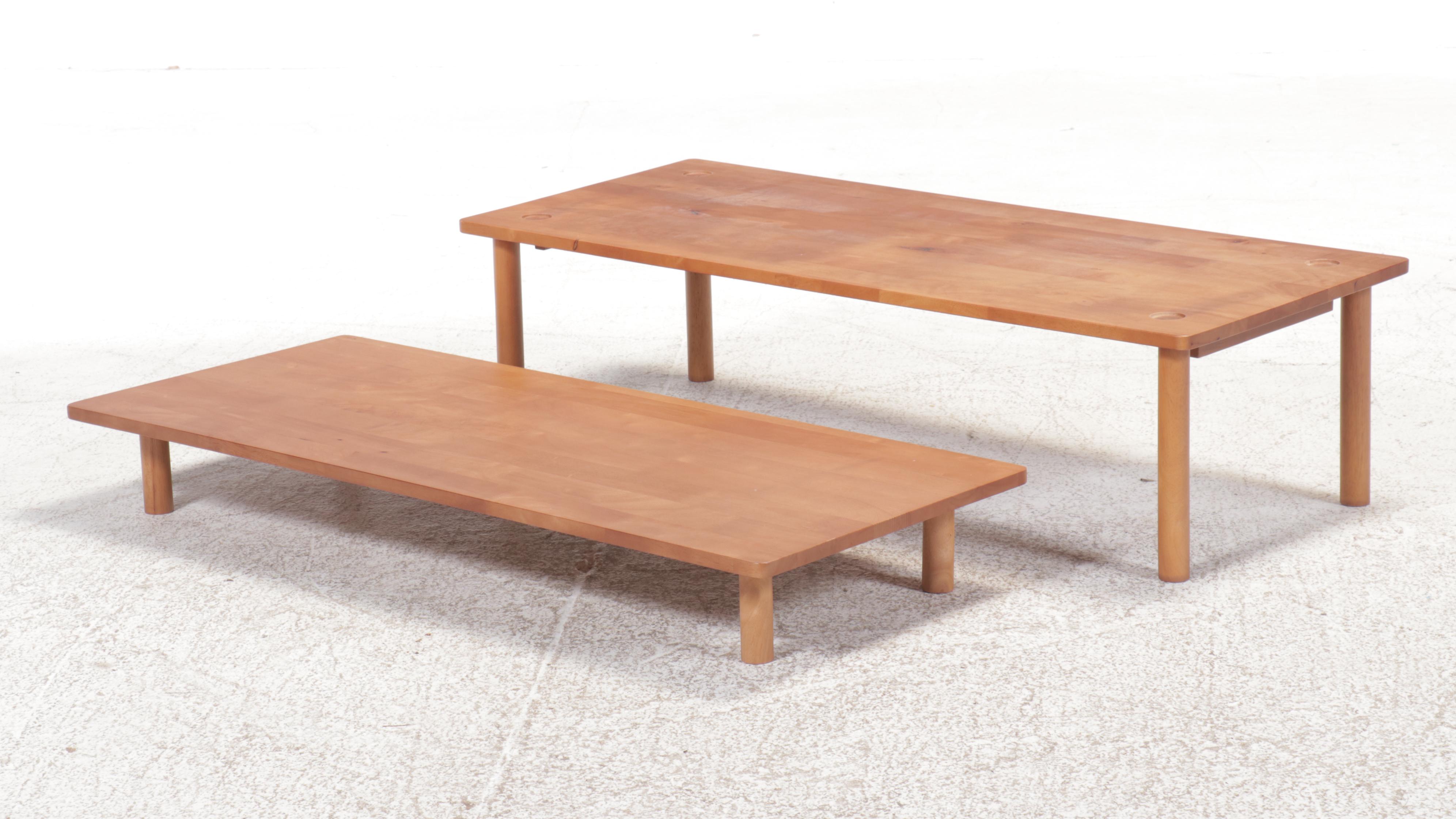 Danish Modern Maple Stacking Coffee Table | EBTH