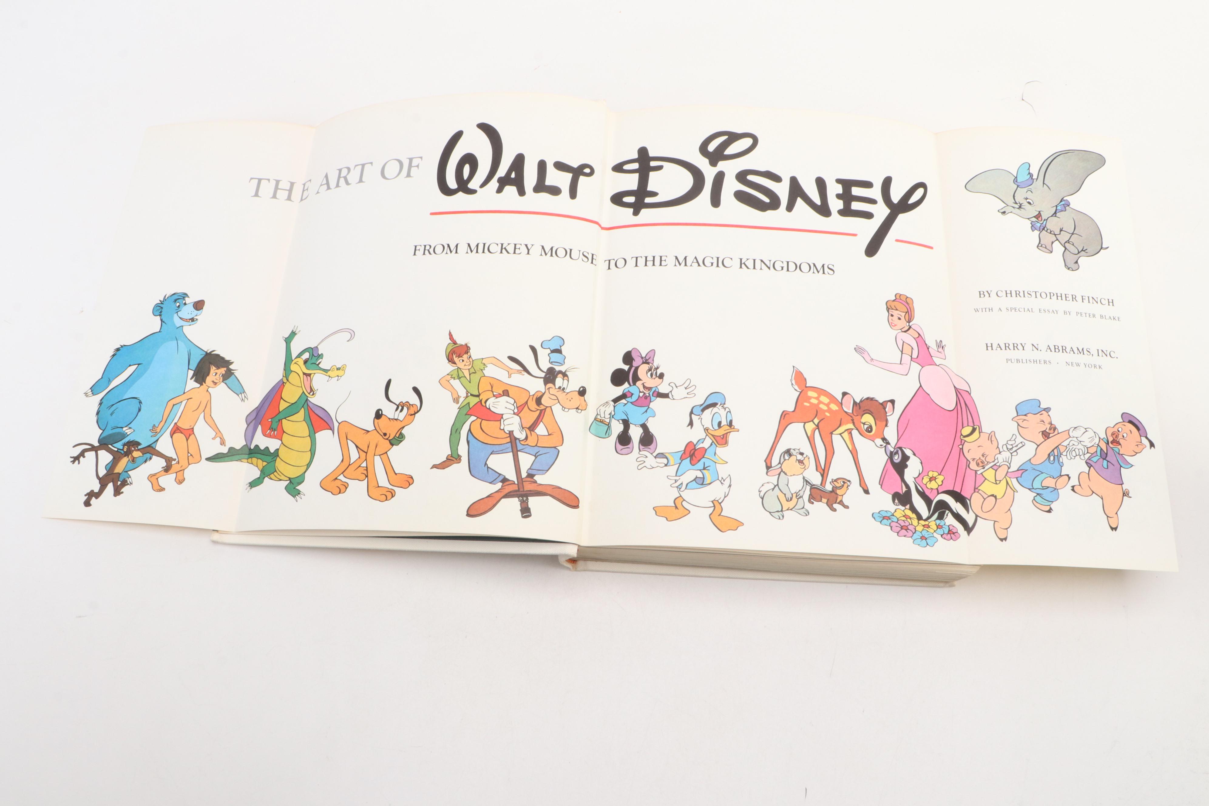 First Edition "The Art of Walt Disney" by Christopher Finch, 1973 | EBTH