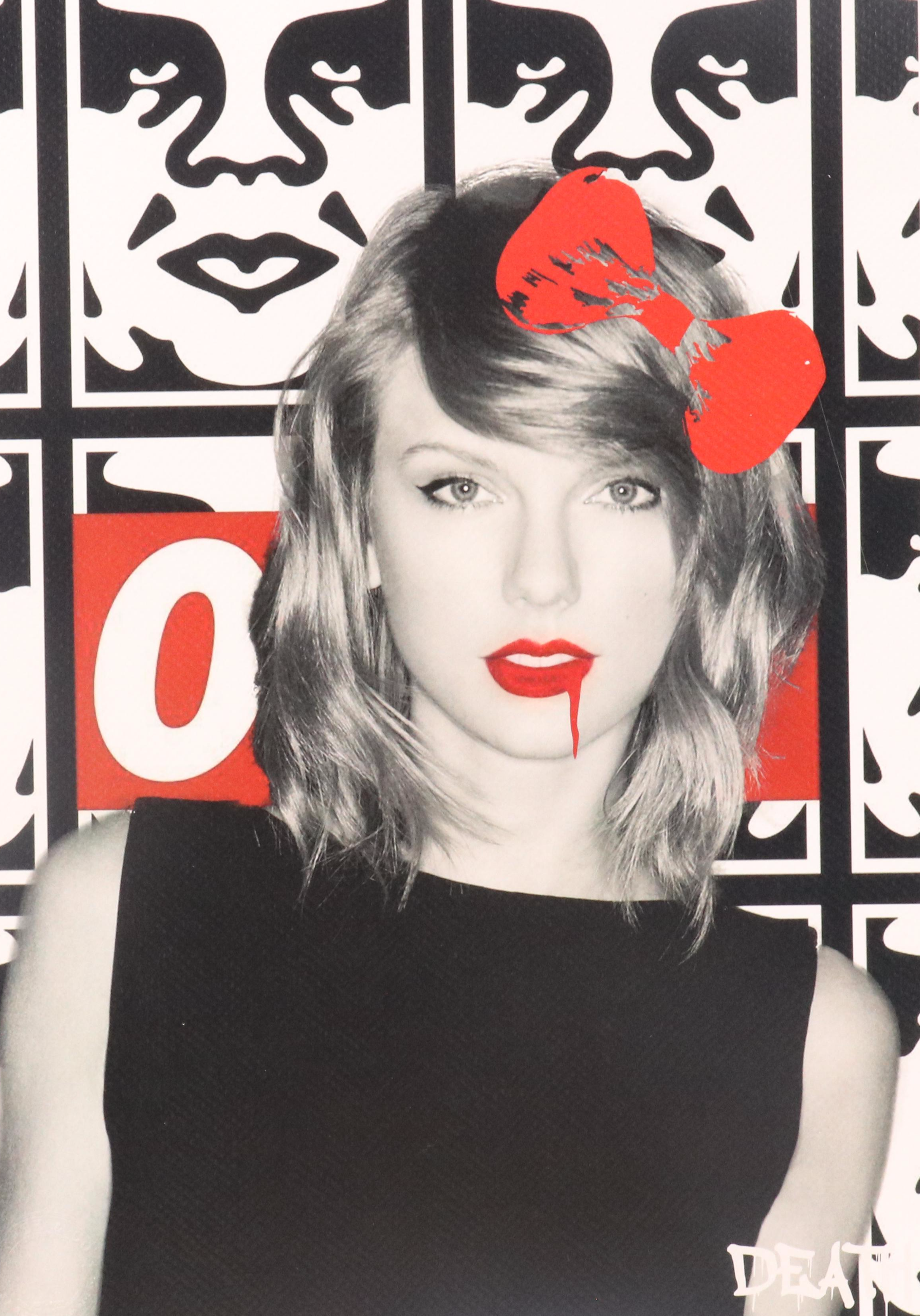 Death NYC Pop Art Graphic Print Homage to Taylor Swift x Obey, 2022 | EBTH