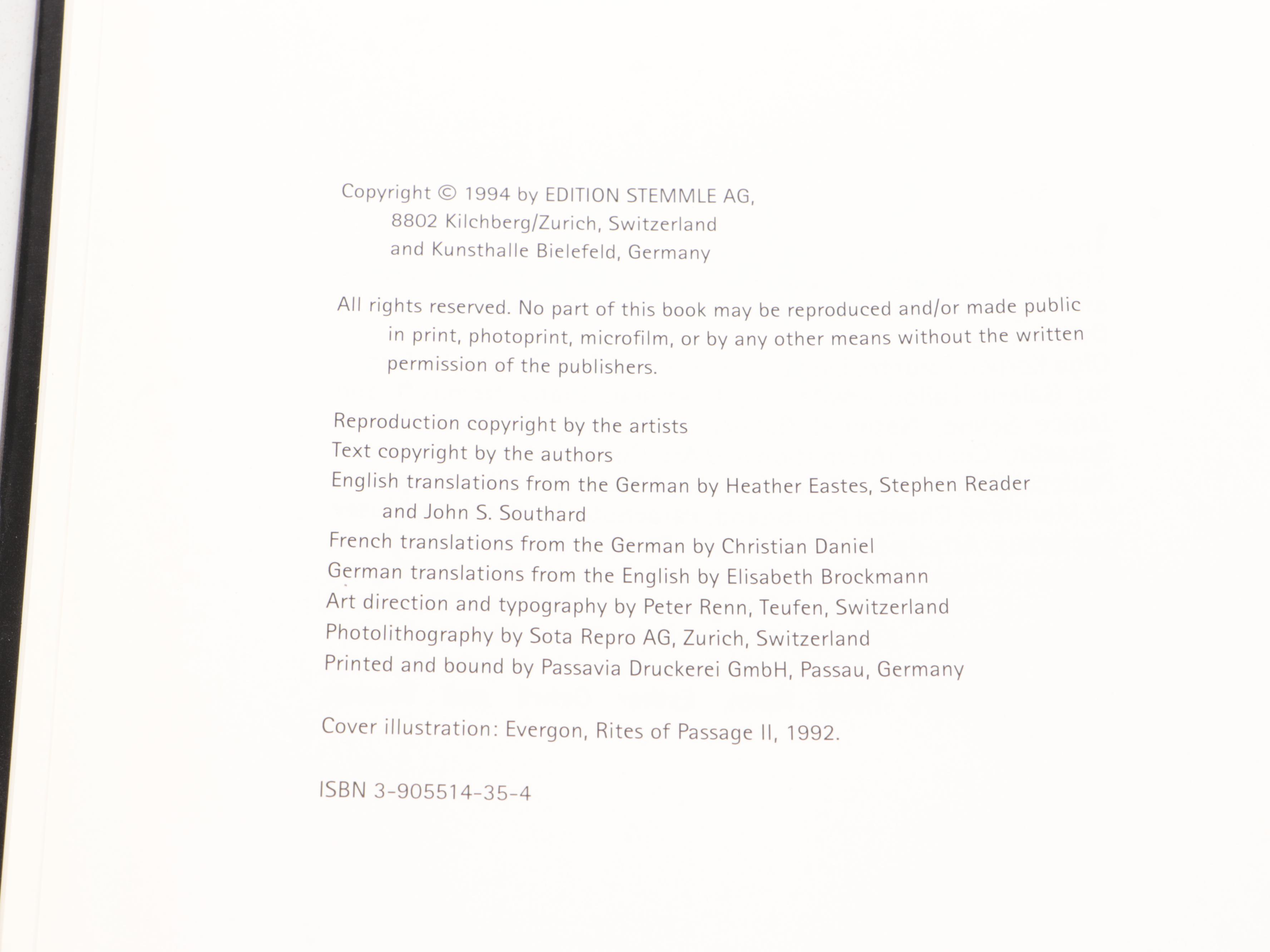 First Edition "Circus Work, 1970–1996" by Peter Lavery and More Books ...