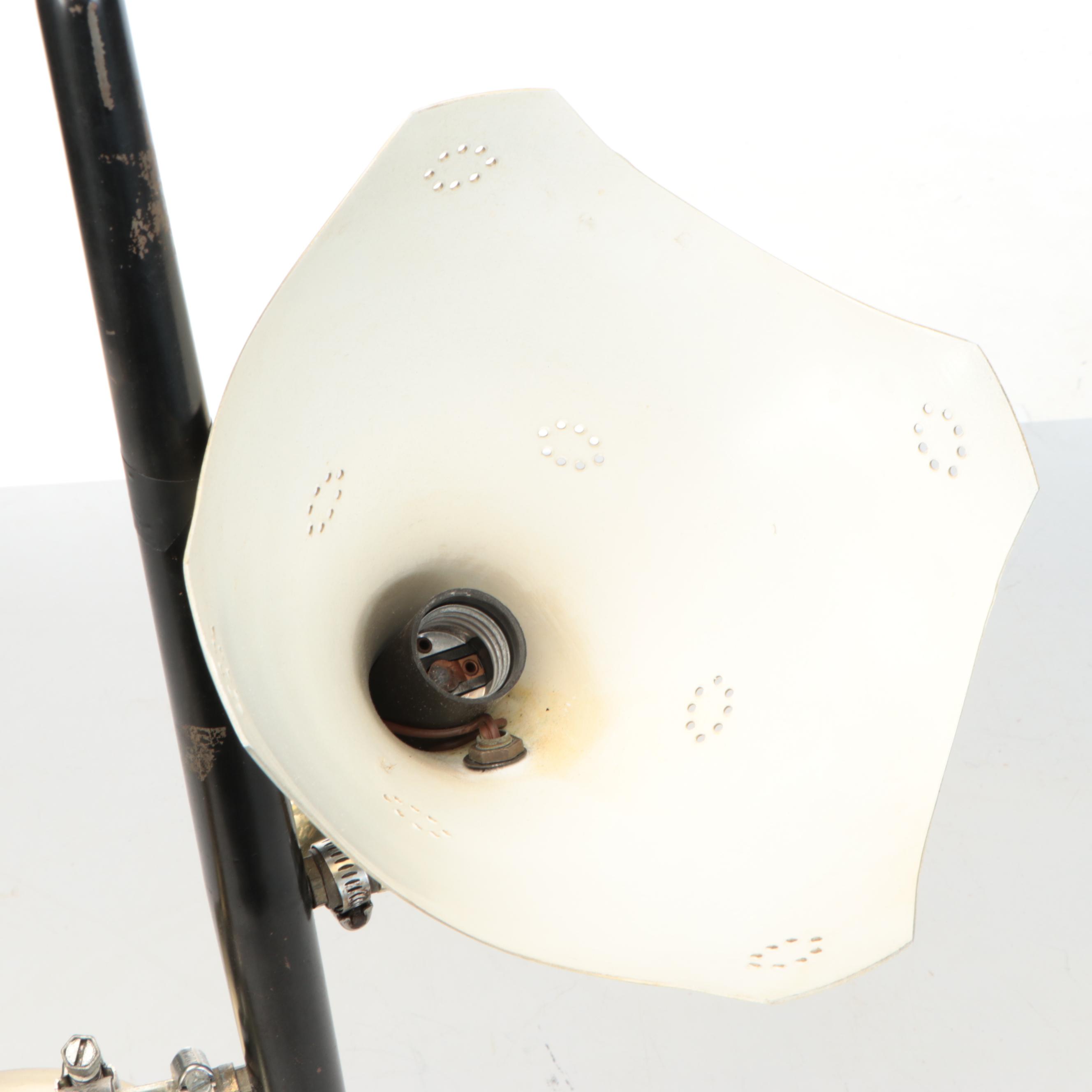 Mid Century Modern Double Arm Directional Table Lamp | EBTH