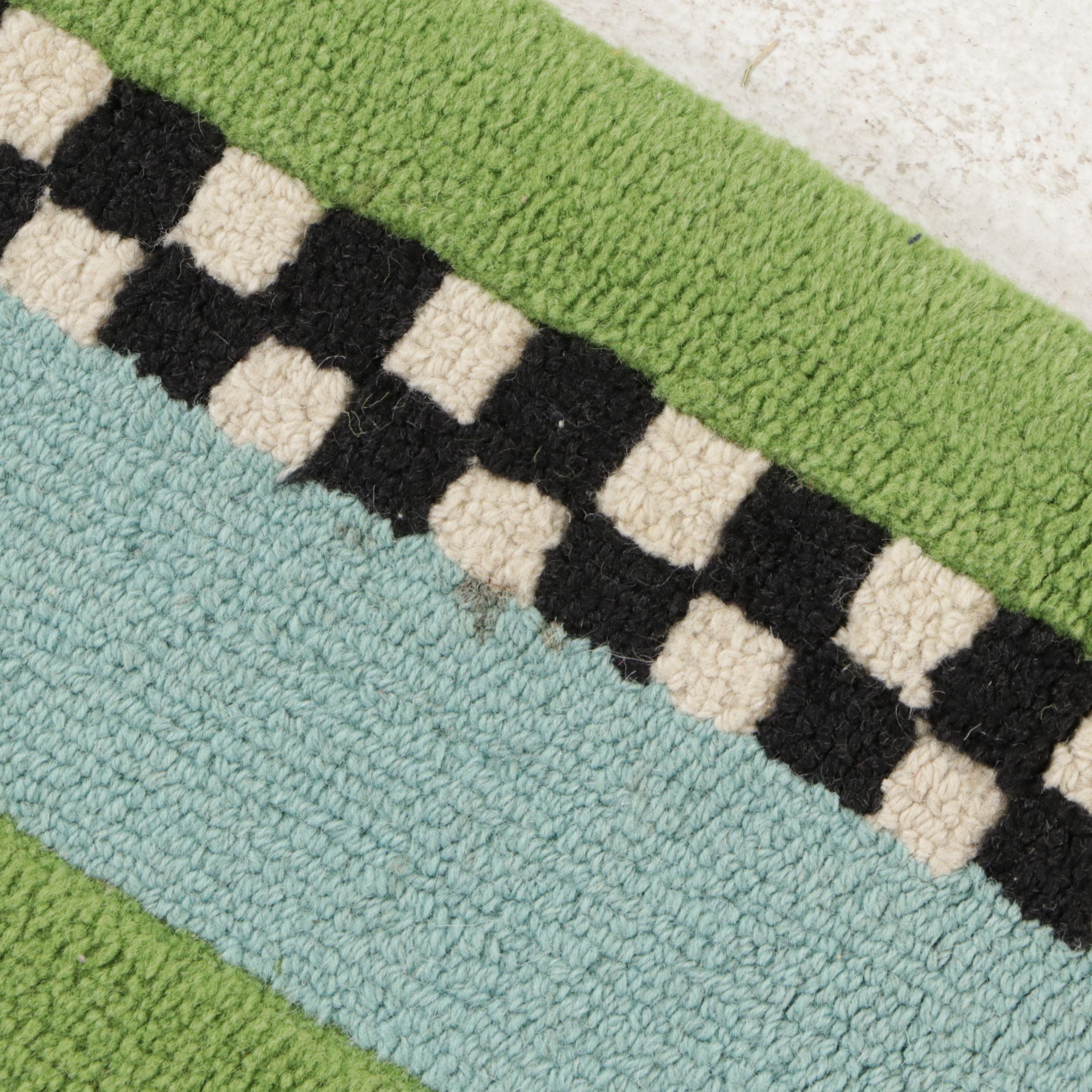 3' x 14' Hand-Tufted MacKenzie-Childs "Garden Path" Carpet Runner, 2013 ...