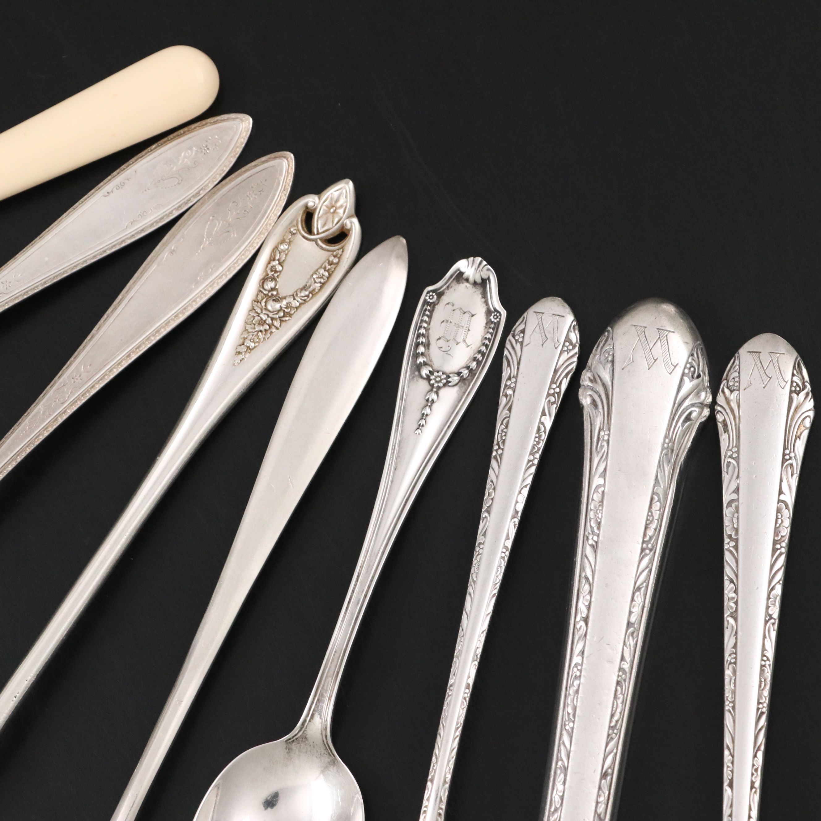 Alvin "Chased Romantique" Sterling Silver with Other Flatware and ...
