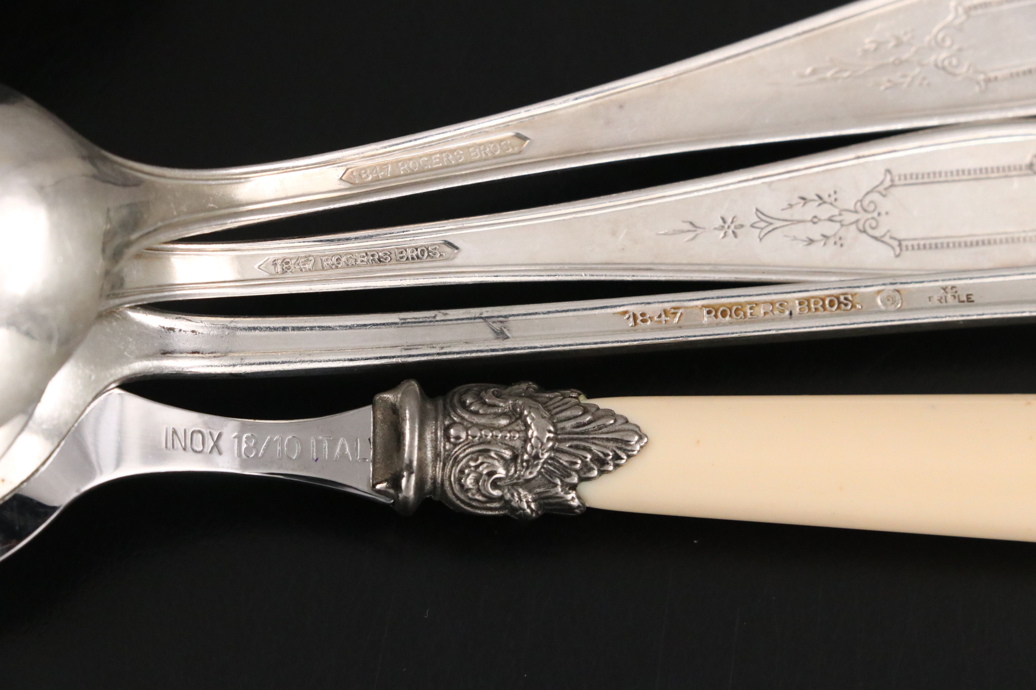 Alvin "Chased Romantique" Sterling Silver with Other Flatware and ...