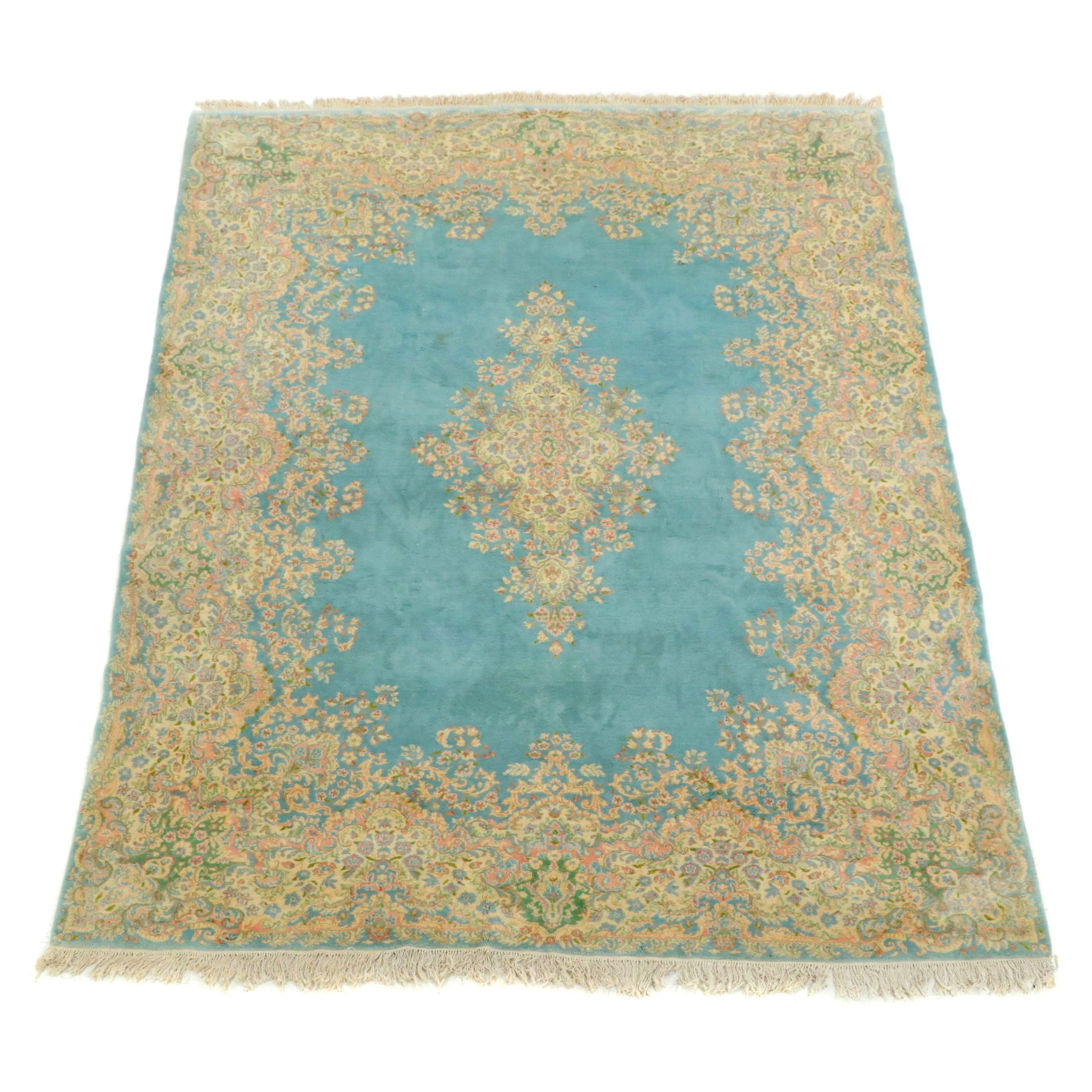 9'6 x 13'11 Hand-Knotted Persian Kerman Room-Sized Rug | EBTH