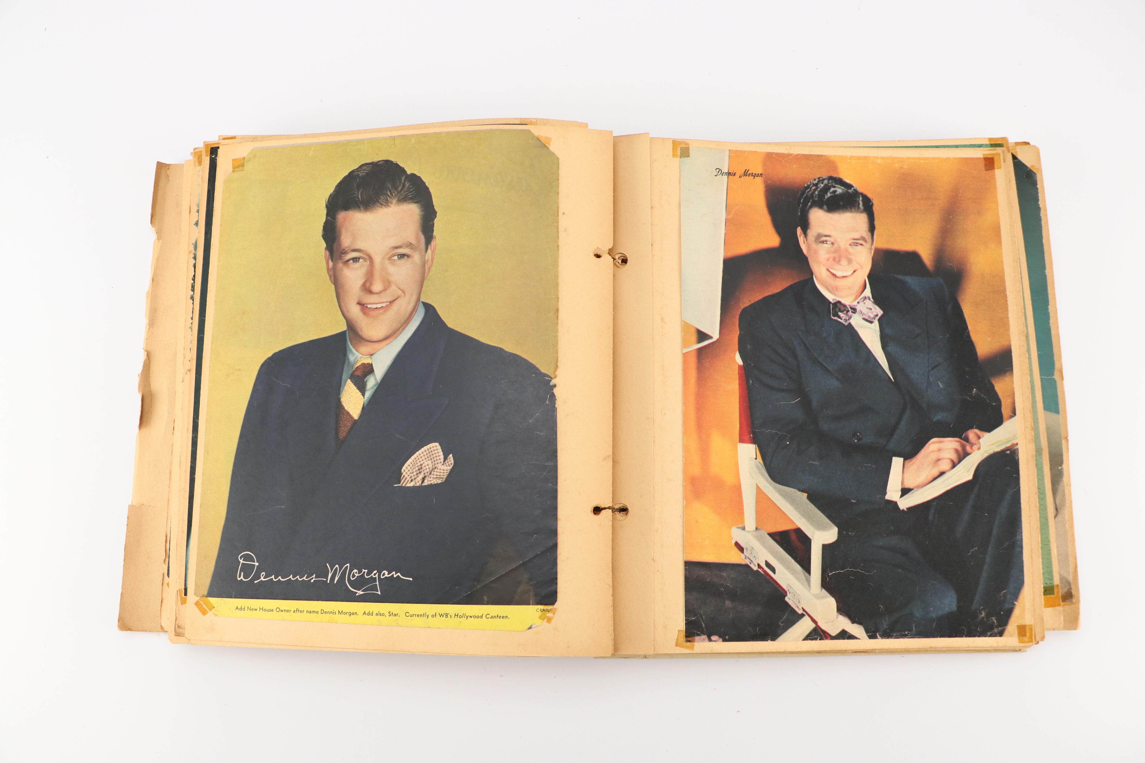 Scrapbook of Movie Stars Including Gen Autry, Don Ameche and More | EBTH