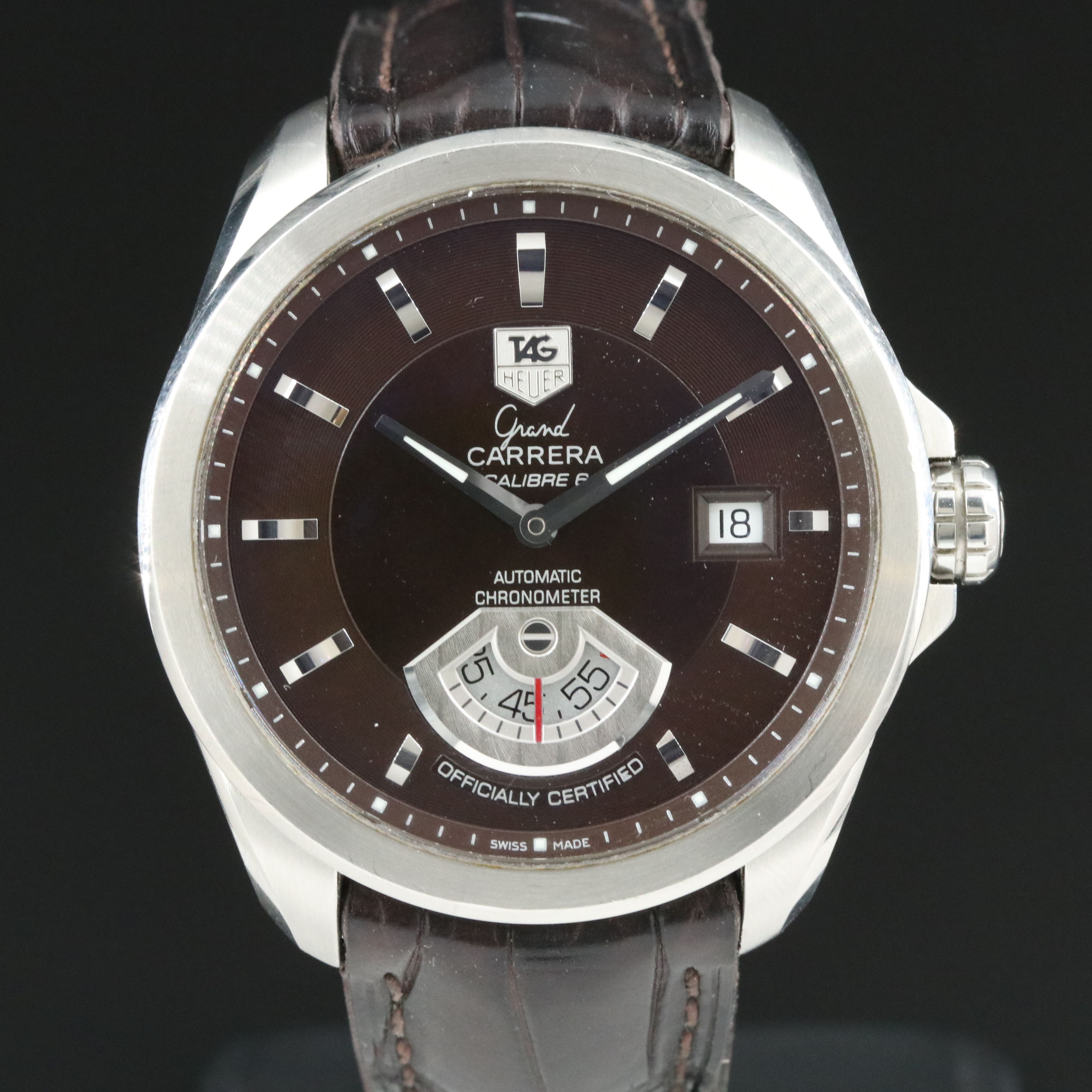 TAG Heuer Grand Carrera Calibre 6 Automatic Chronometer Watch | EBTH