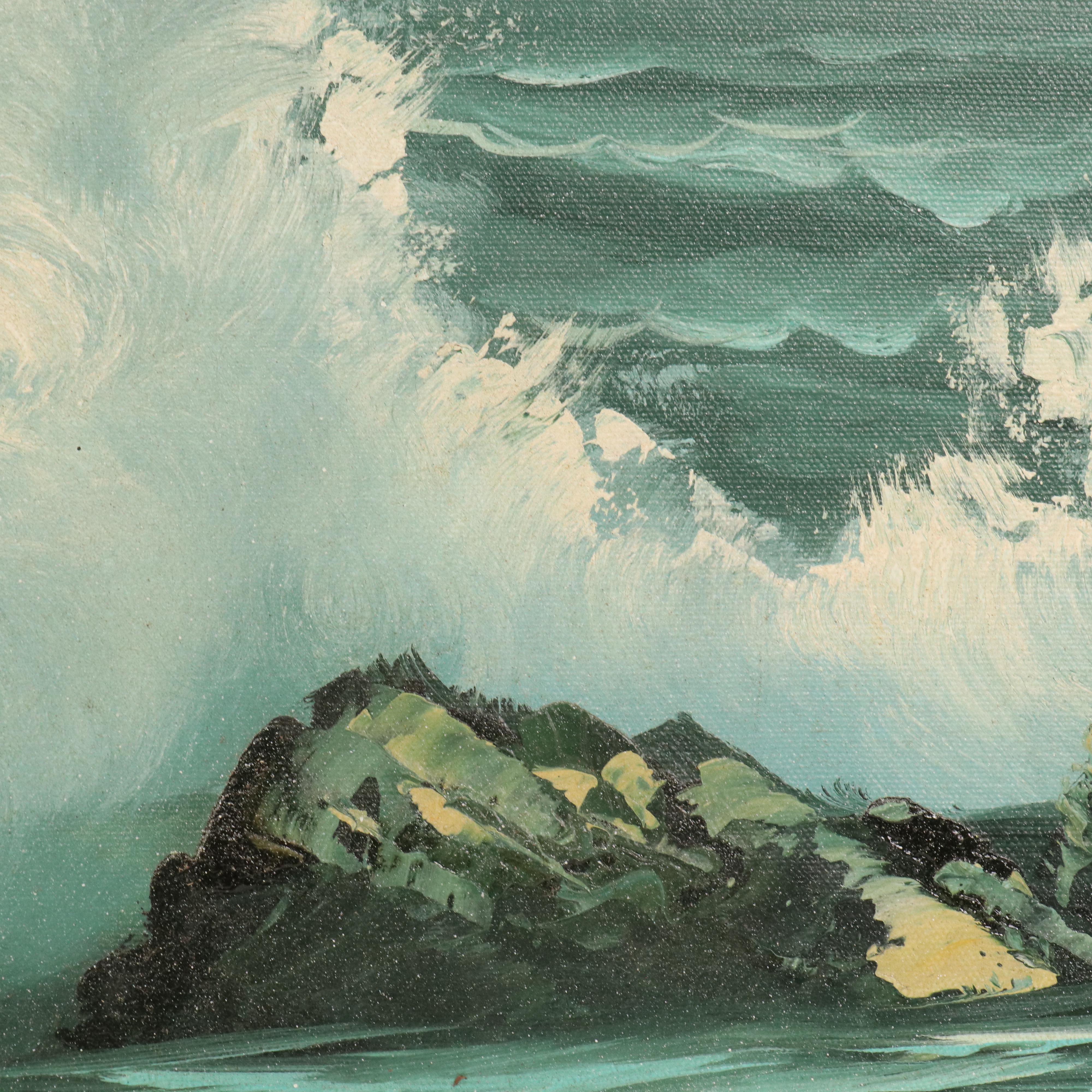 Emerson Seascape Oil Painting | EBTH