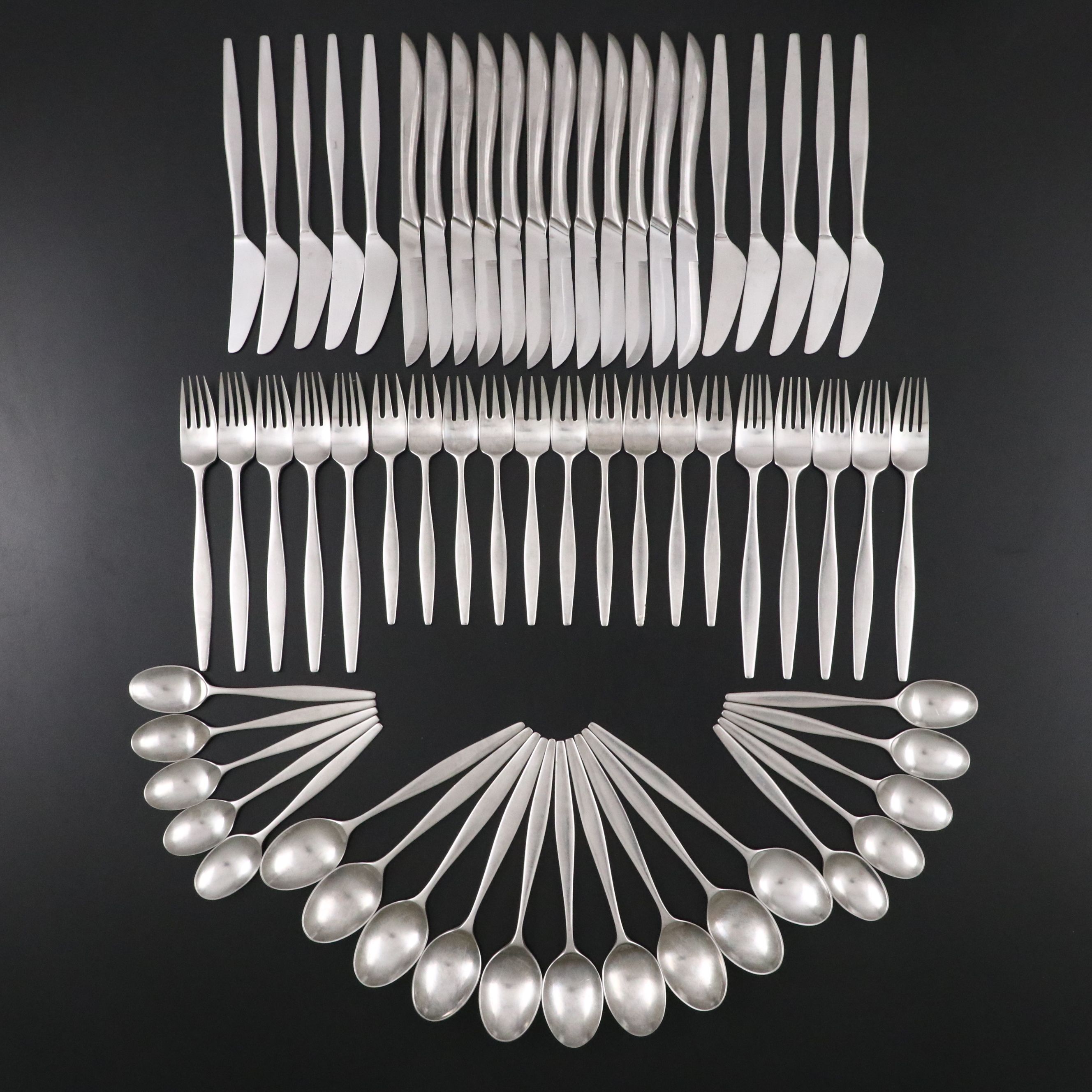 Vintage Lauffer Norwegian Stainless Steel Flatware with Japanese Steak ...