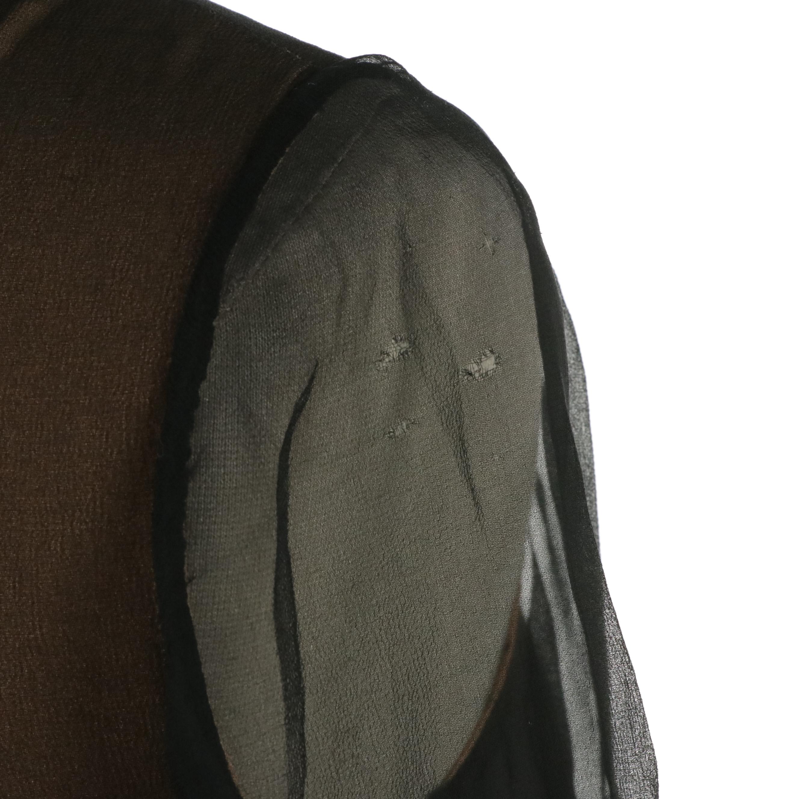 Frances Henaghan Illusion Bodice Ribbon Lace Dress and Other Satin ...