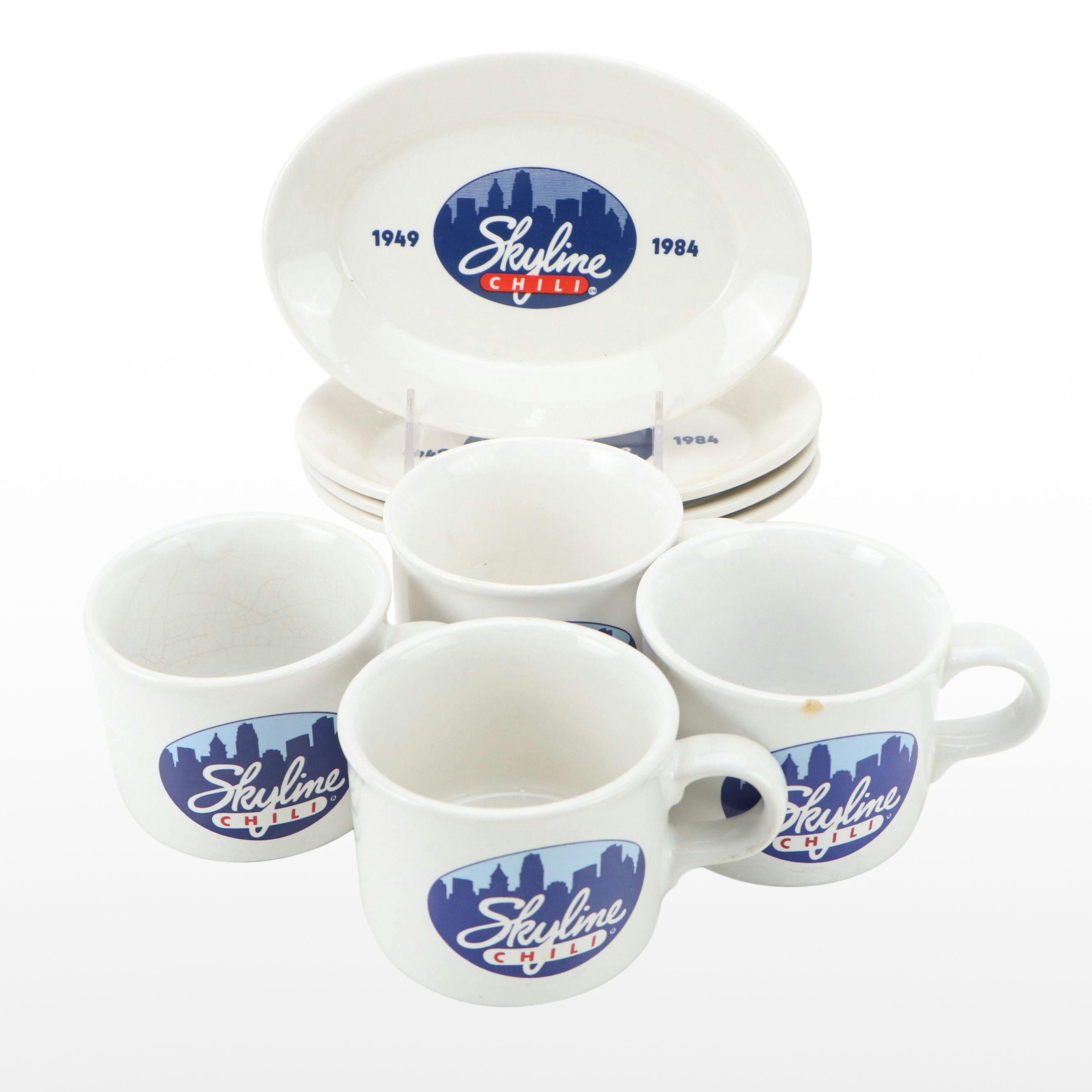 Skyline Chili Ceramic Plates and Mugs | EBTH