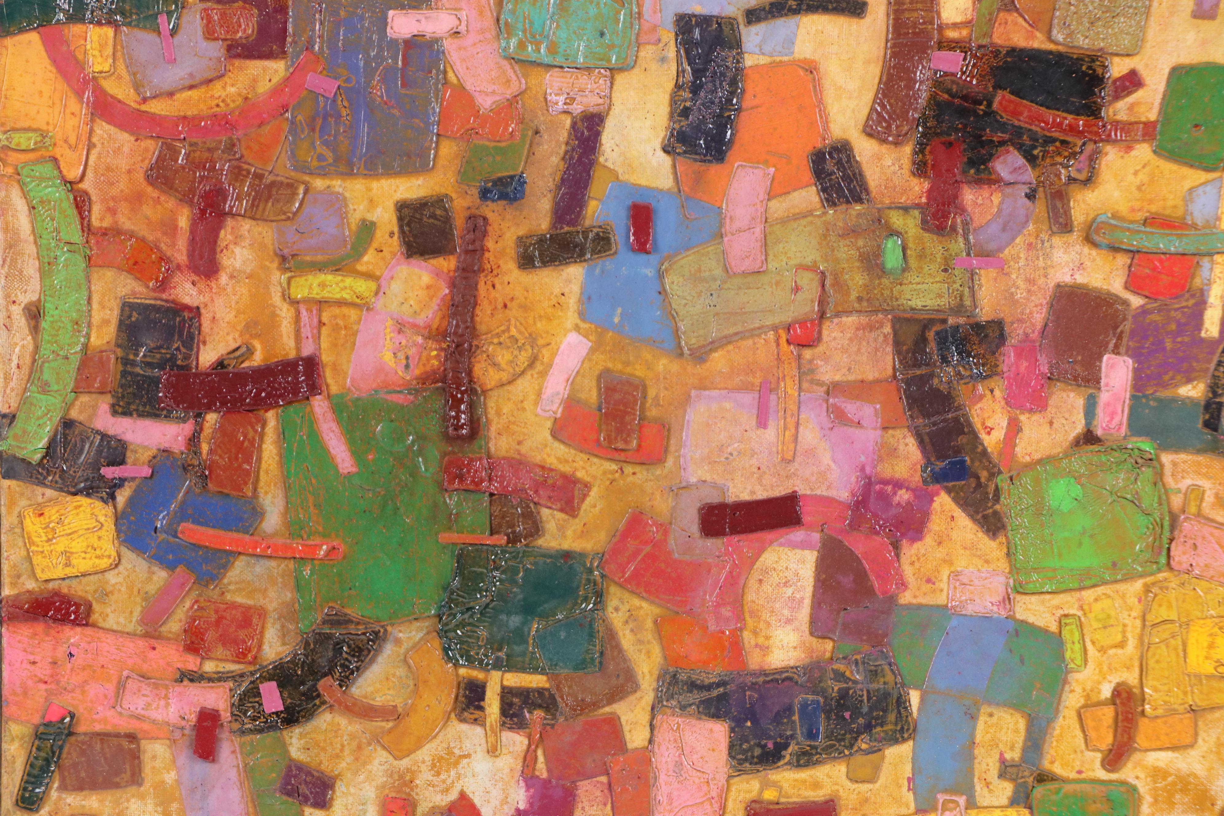 Walter Sorge Modernist Abstract Oil Painting "Transformation," 1987 | EBTH