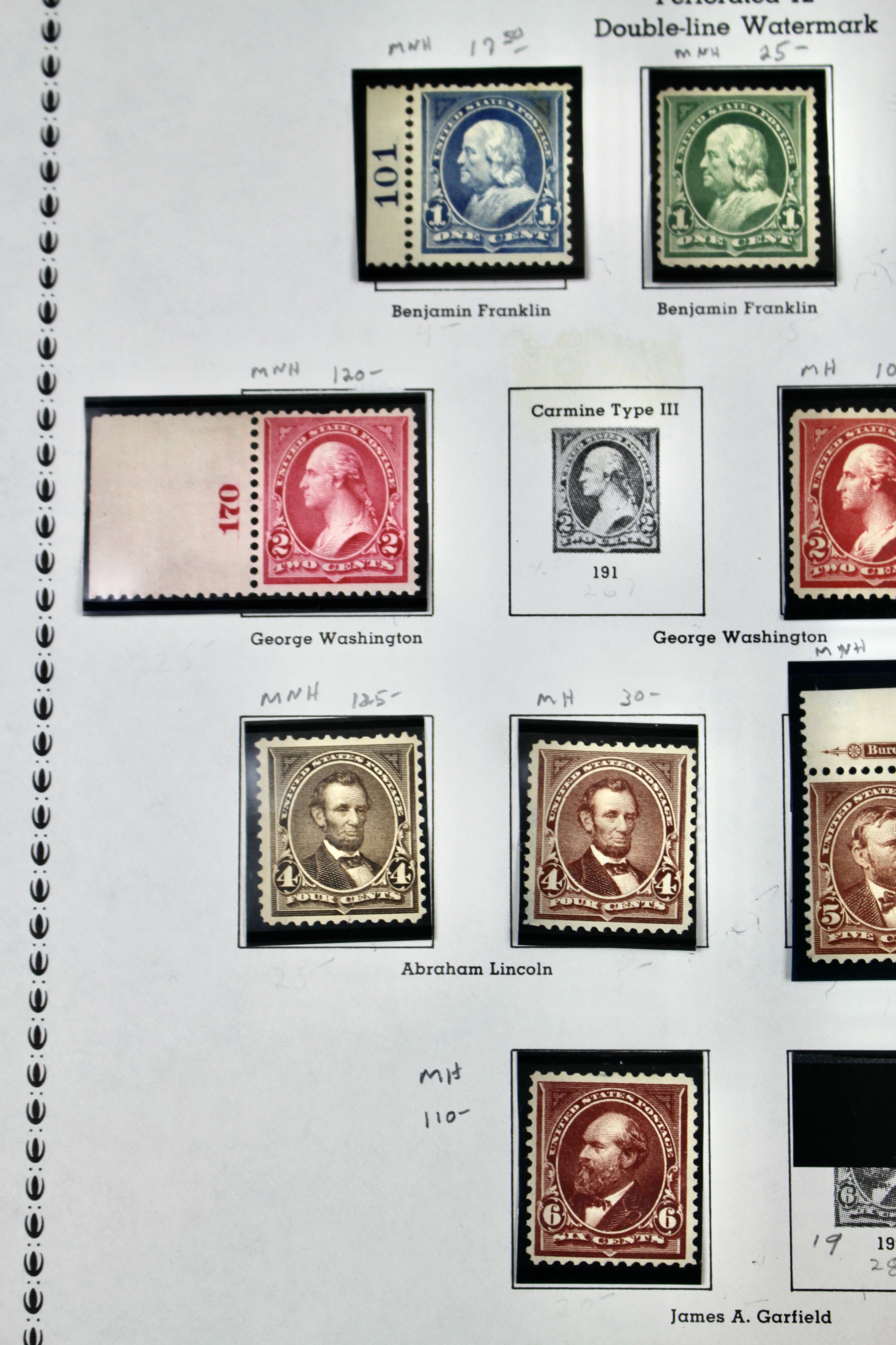 Eleven Mint Condition U.S. Postage Stamps, 1895 to 1898 | EBTH